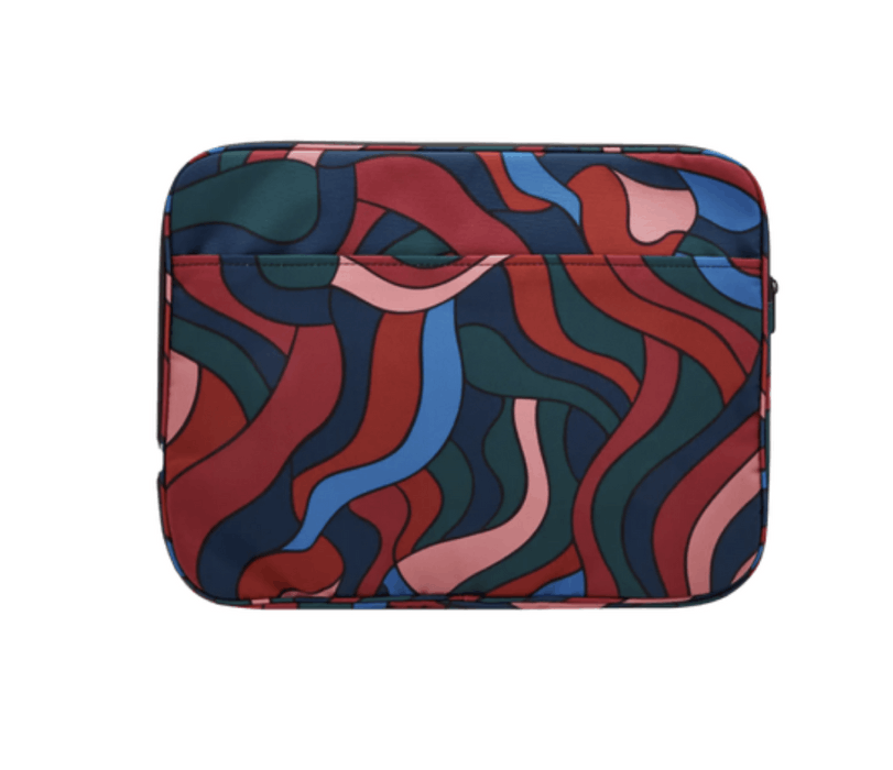 Hypebeast By Parra Distorted Waves Laptop Case | Grailed