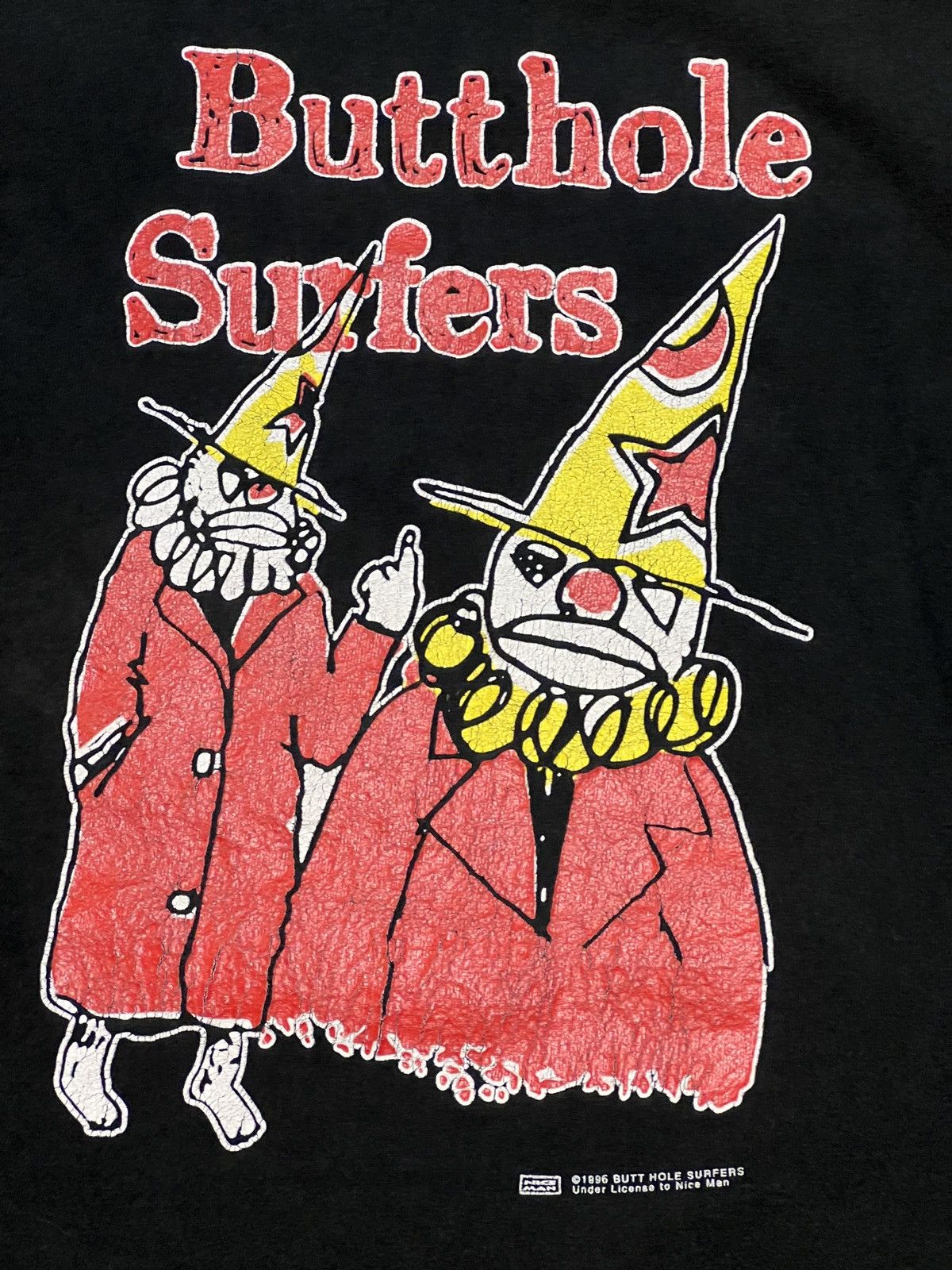 Vintage Vintage 1996 Butthole Surfers Europe America Tour Shirt rare ...