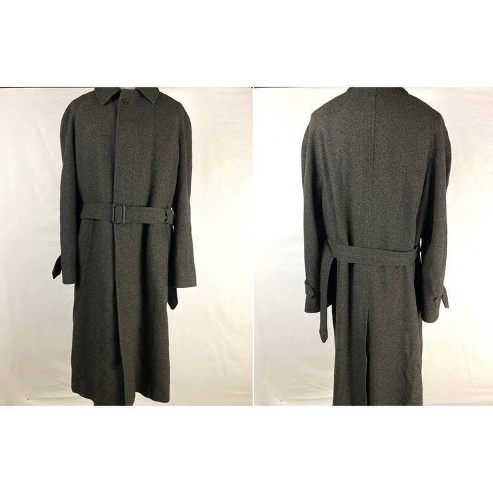 Hickey Freeman Hickey Freeman Wool Cashmere Belted Balmacaan Overcoat ...