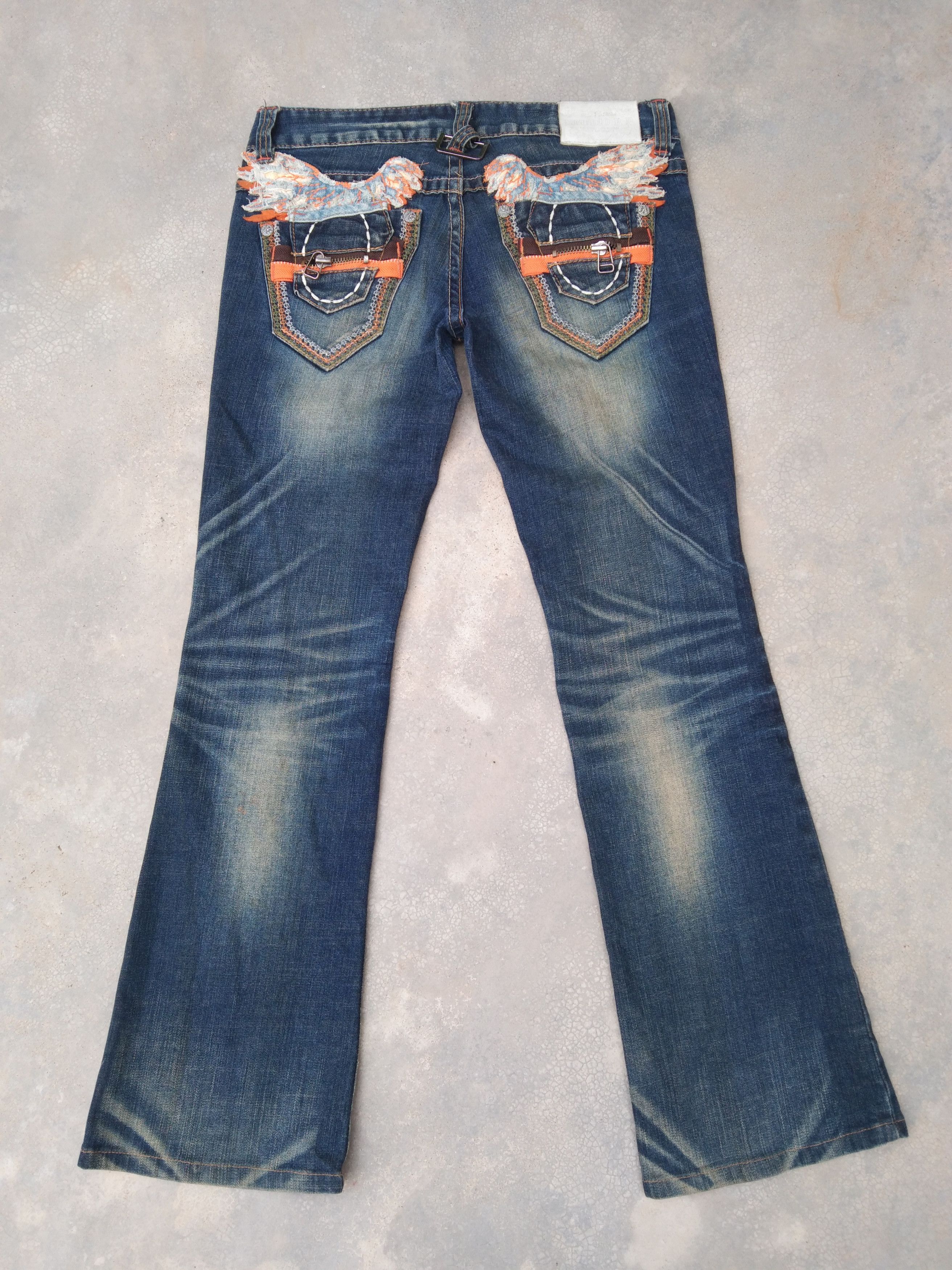 If Six Was Nine × Japanese Brand × Vintage Vintage Flared Jeans 30x29 ...