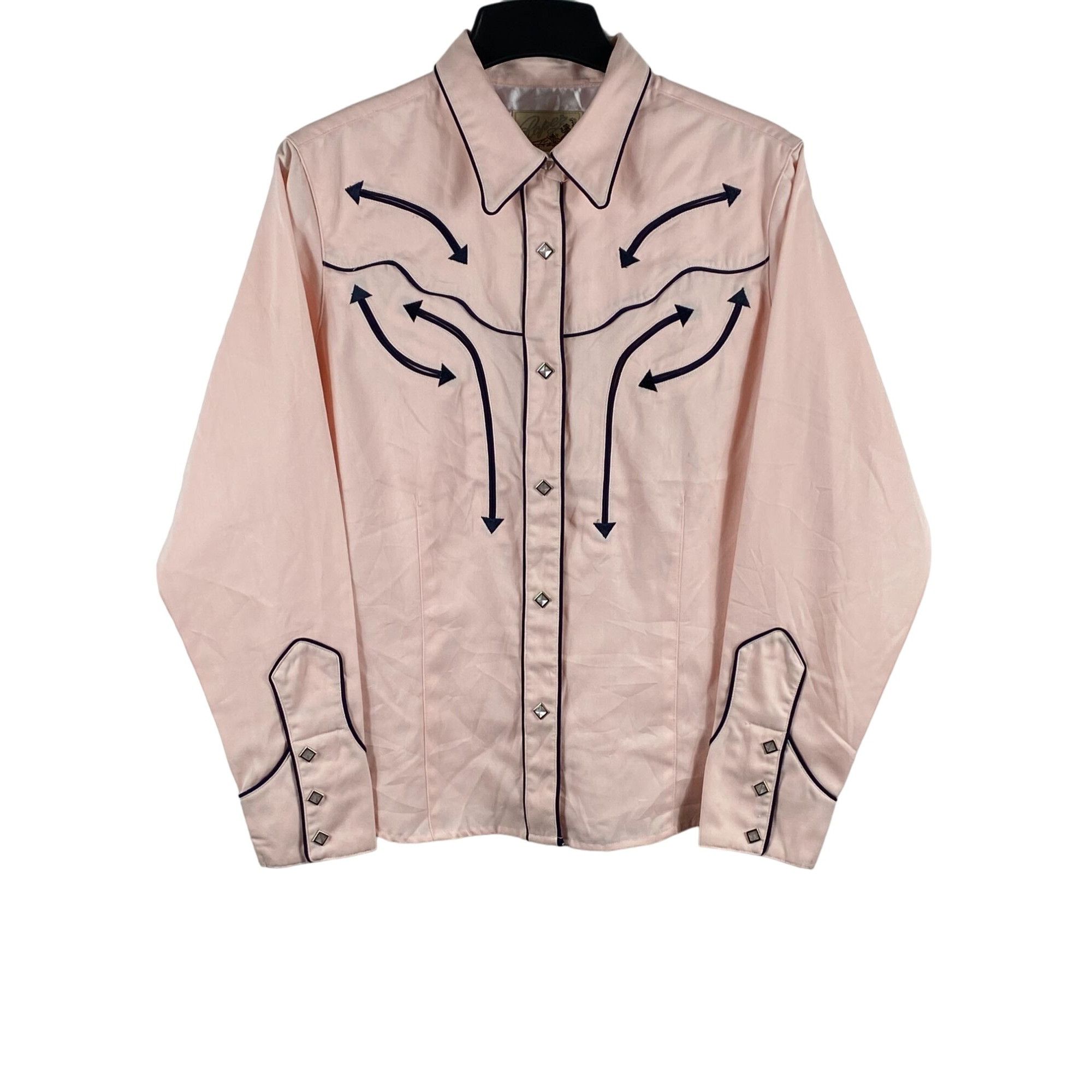 Roper Vtg Roper Pearl Snap Button Down Long Sleeve Western Shirt P ...