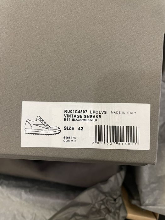 Rick Owens Rick Owens Vintage Low Vans Sneakers SS23 EDFU | Grailed