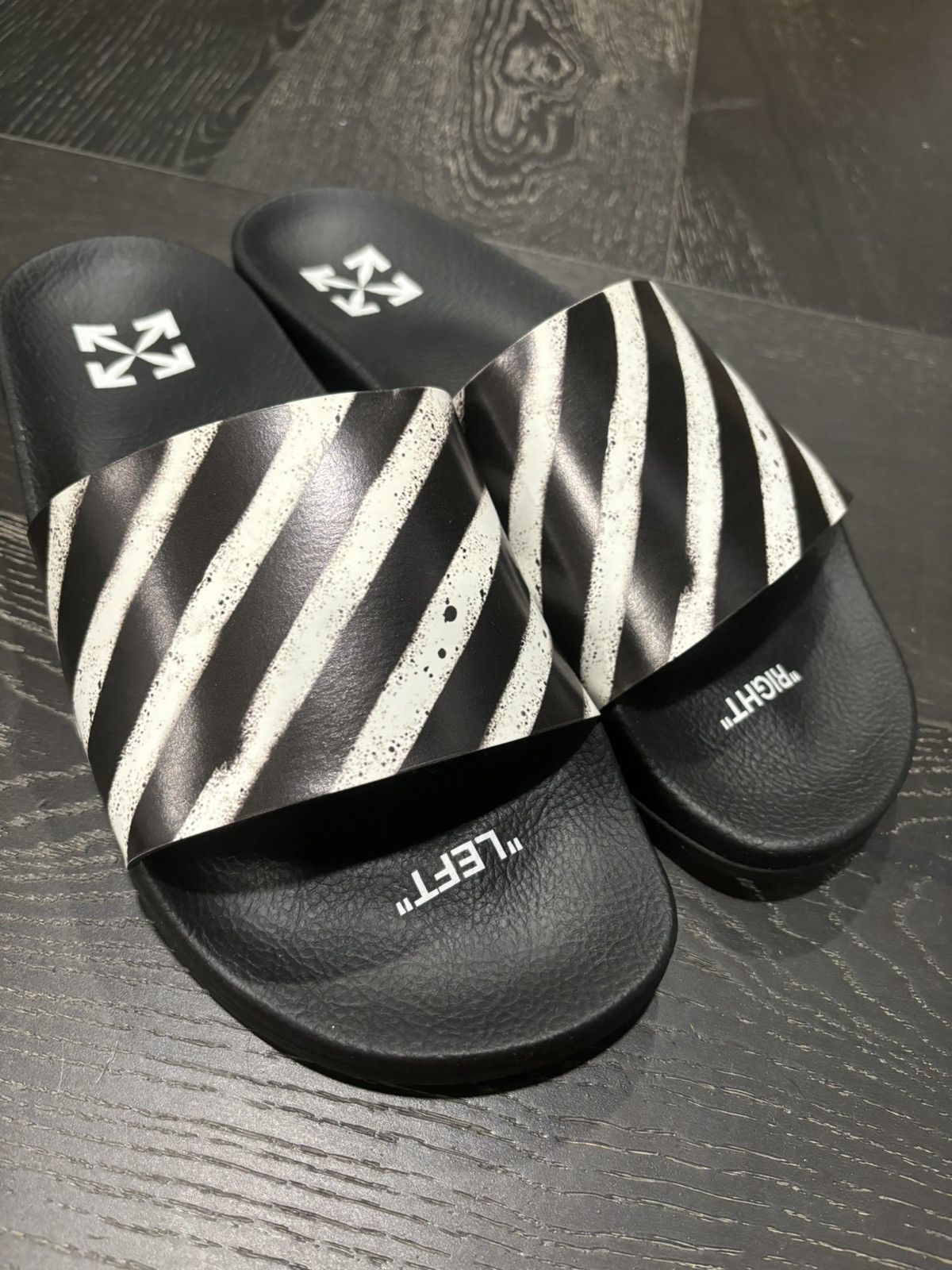 Off-White Exclusive off white slides🔌 | Grailed