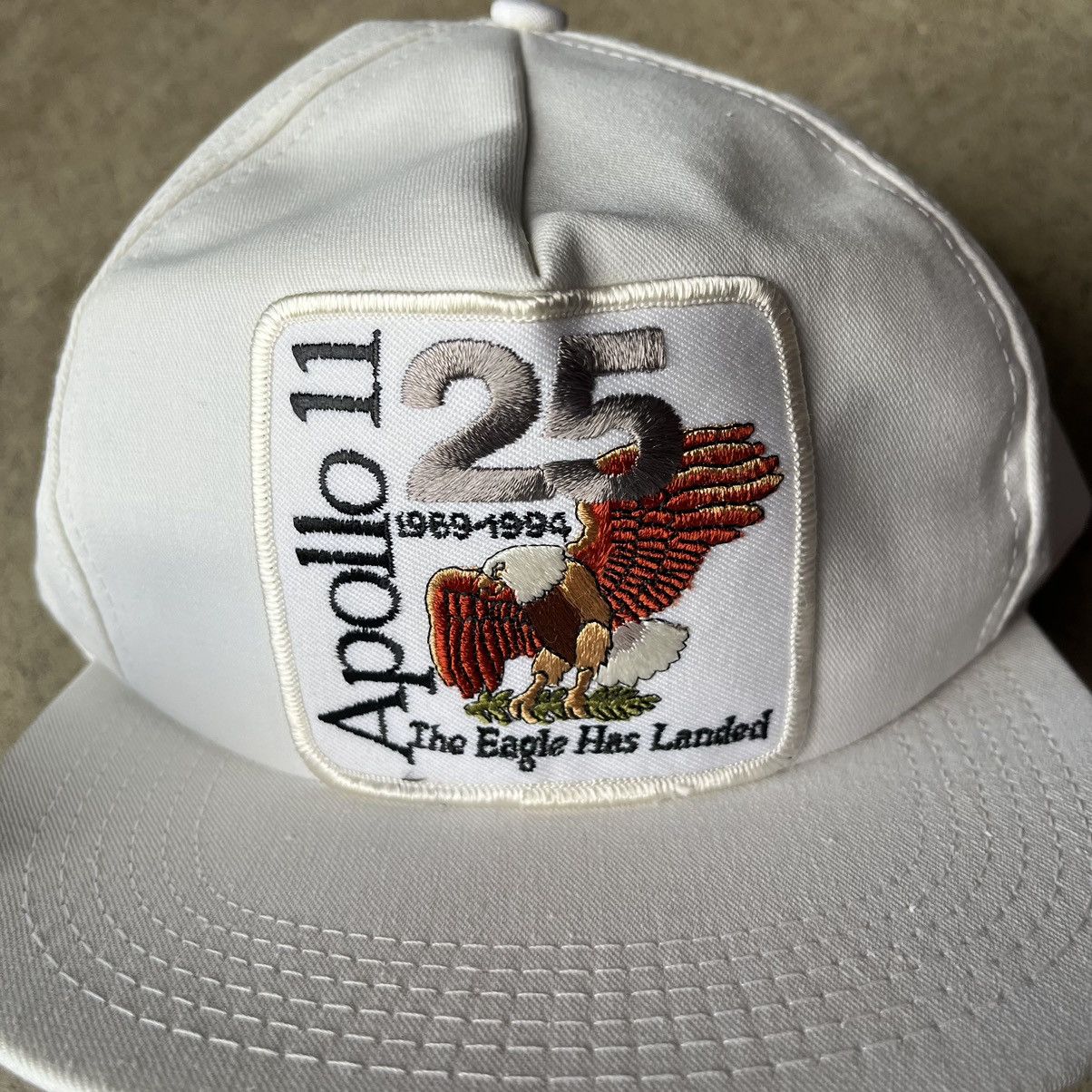 Vintage Crazy 90s Apollo 11 25th Anniversary Eagle Snapback Space | Grailed
