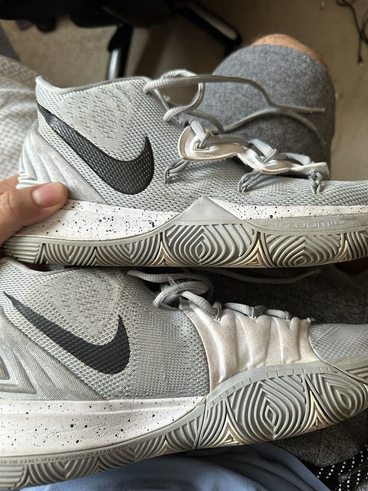 Nike Kyrie 5 Wolf Grey | Grailed