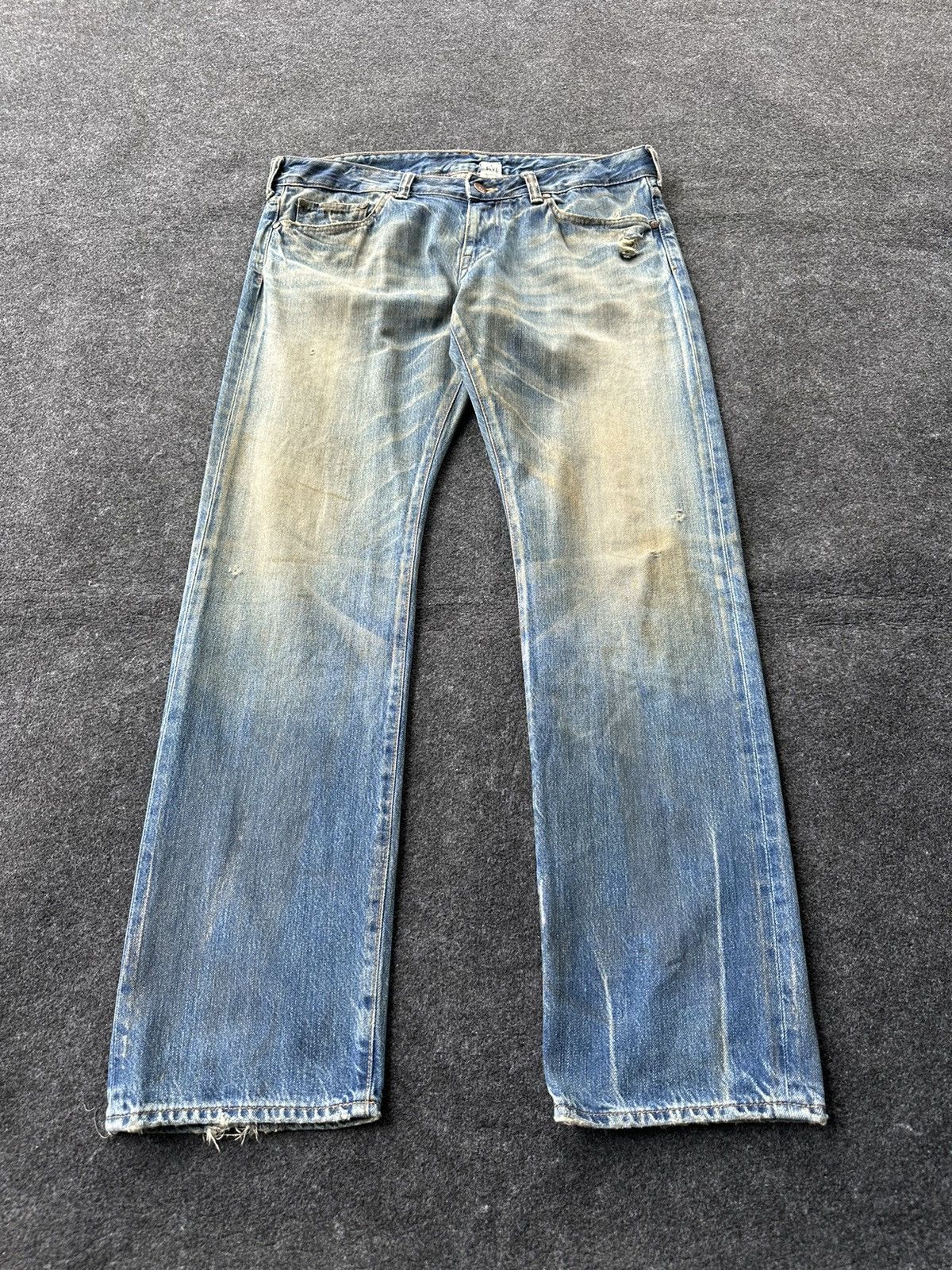 Designer × Japanese Brand × Vintage Vintage Rivet & Blue Japan Dirty ...