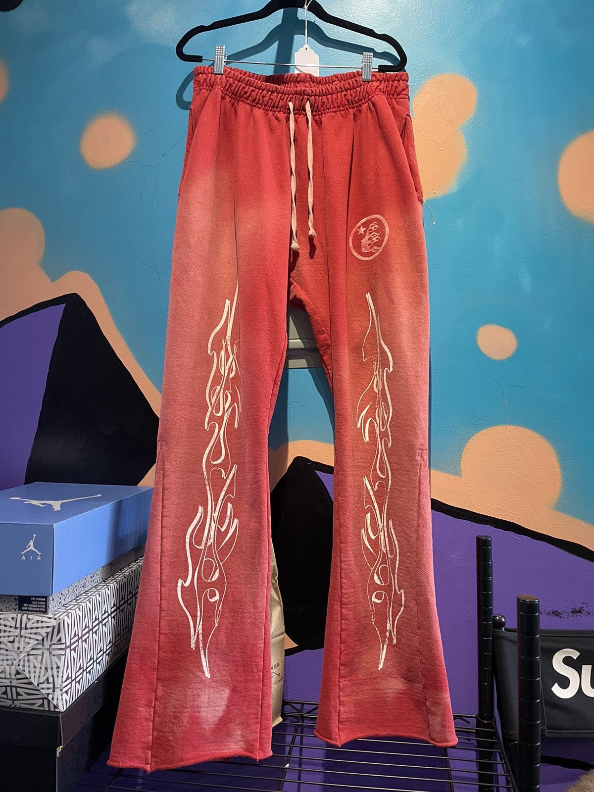 HELLSTAR Red Flare HELLSTAR Sweats | Grailed