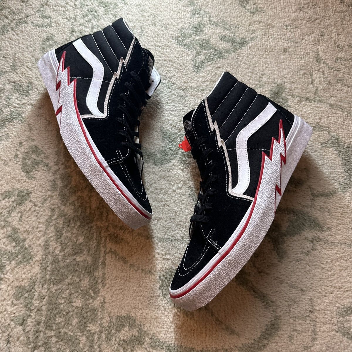 Vans VANS Sk8-Hi Bolt - Black Racing Red | Grailed