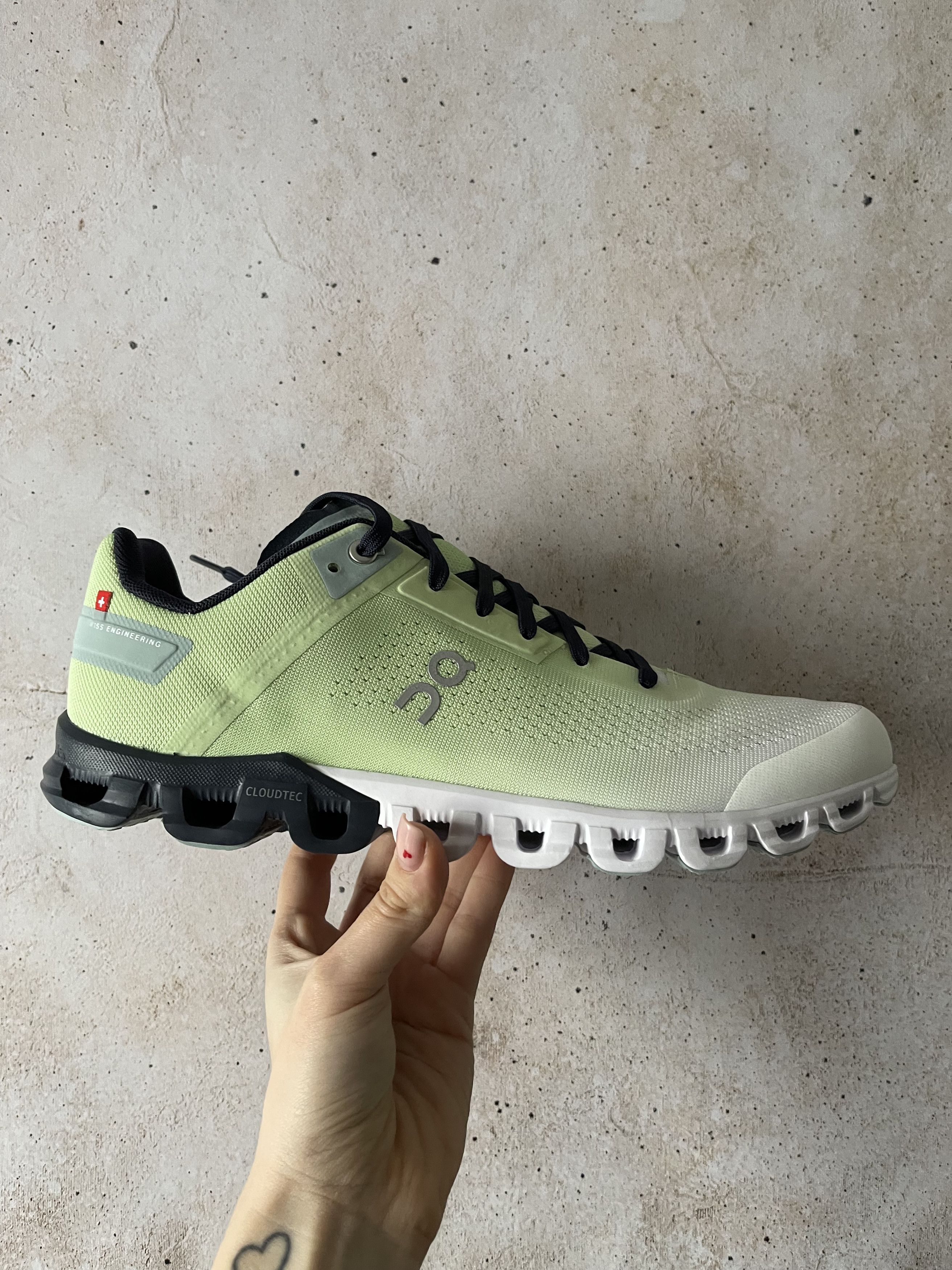 On On Running Cloudflow 3.0 Meadow Green White | Grailed