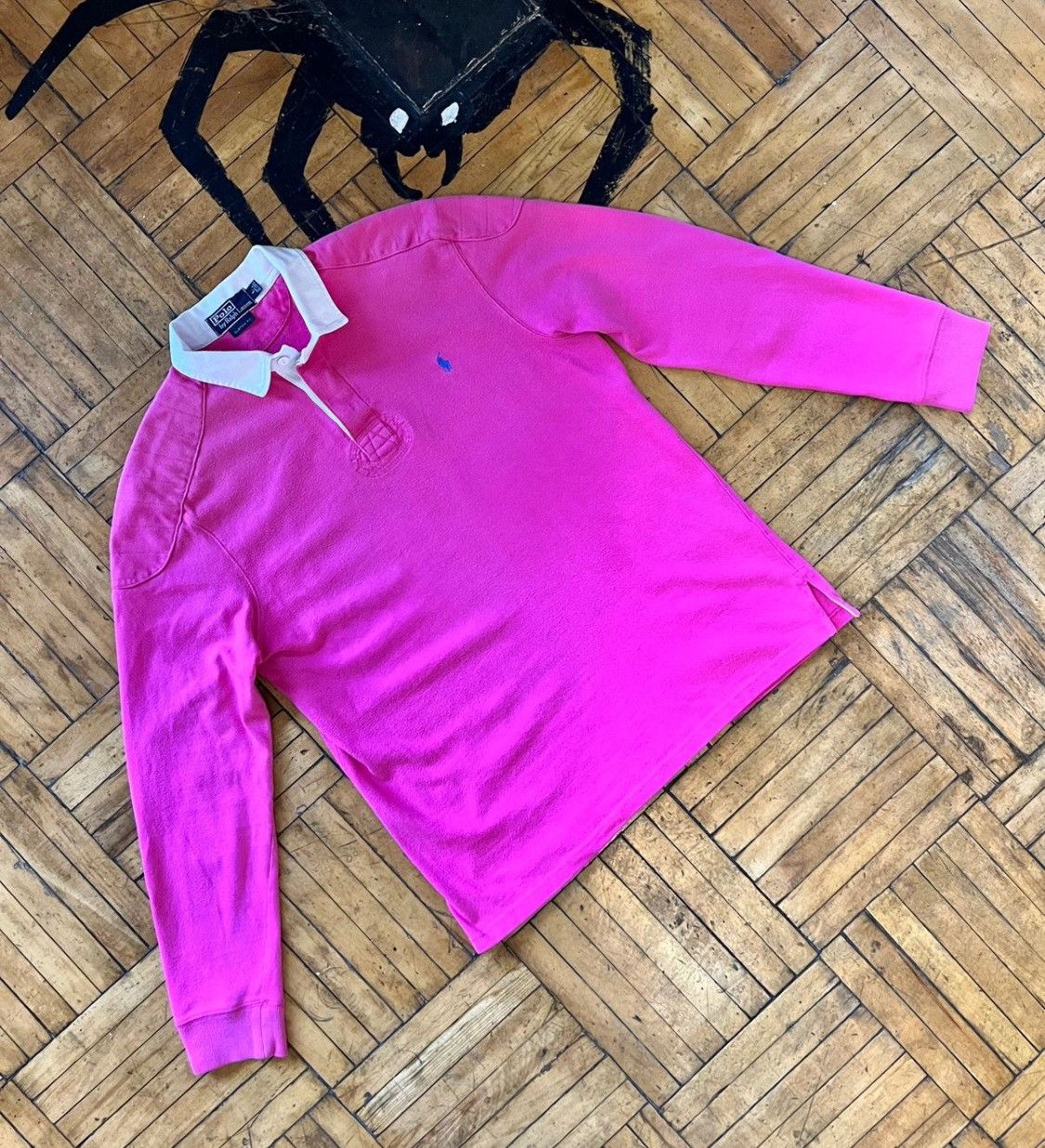 Ralph Lauren Vintage Polo Ralph Lauren Pink Rugby Shirt | Grailed