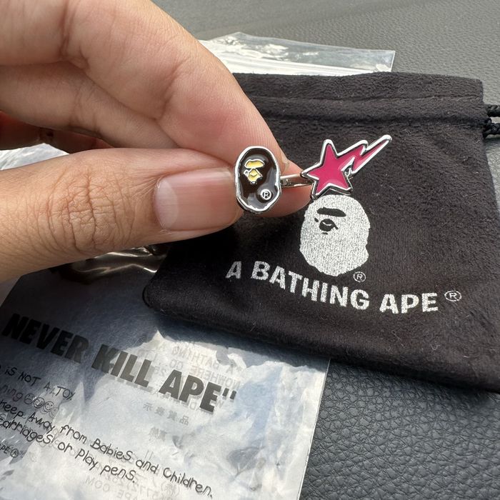Bape Bape sta Bape head ring | Grailed