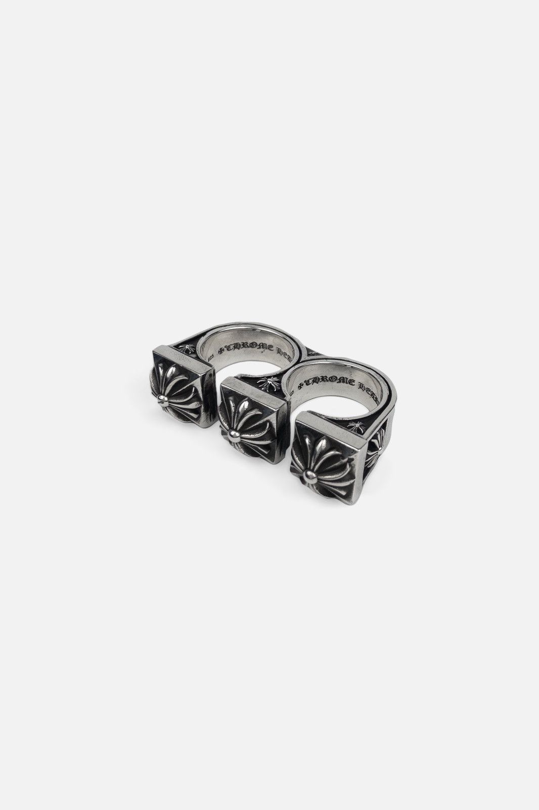 Chrome Hearts Chrome Hearts Brass Knuckles Double Ring Size 7 | Grailed