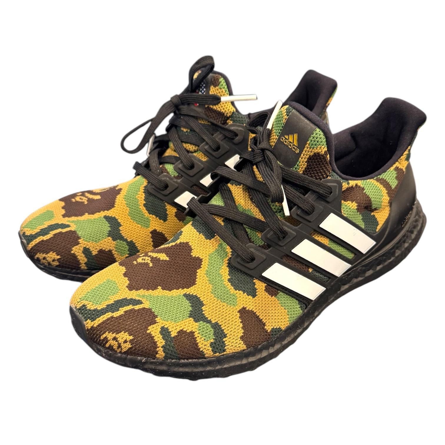 Designer Adidas x A Bathing Ape - Ultra Boost 4.0 BAPE Camo Sneakers ...