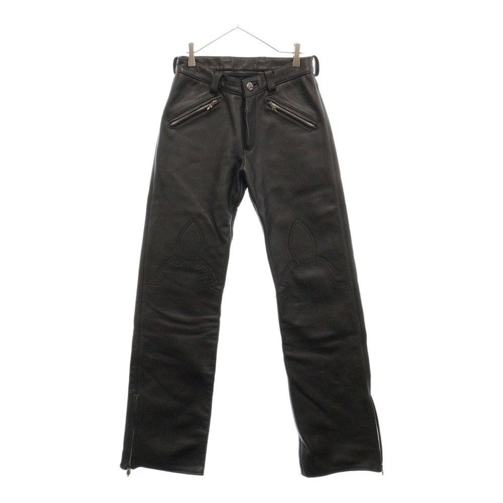 Chrome Hearts Chrome Hearts Flarenie Leather Pants | Grailed