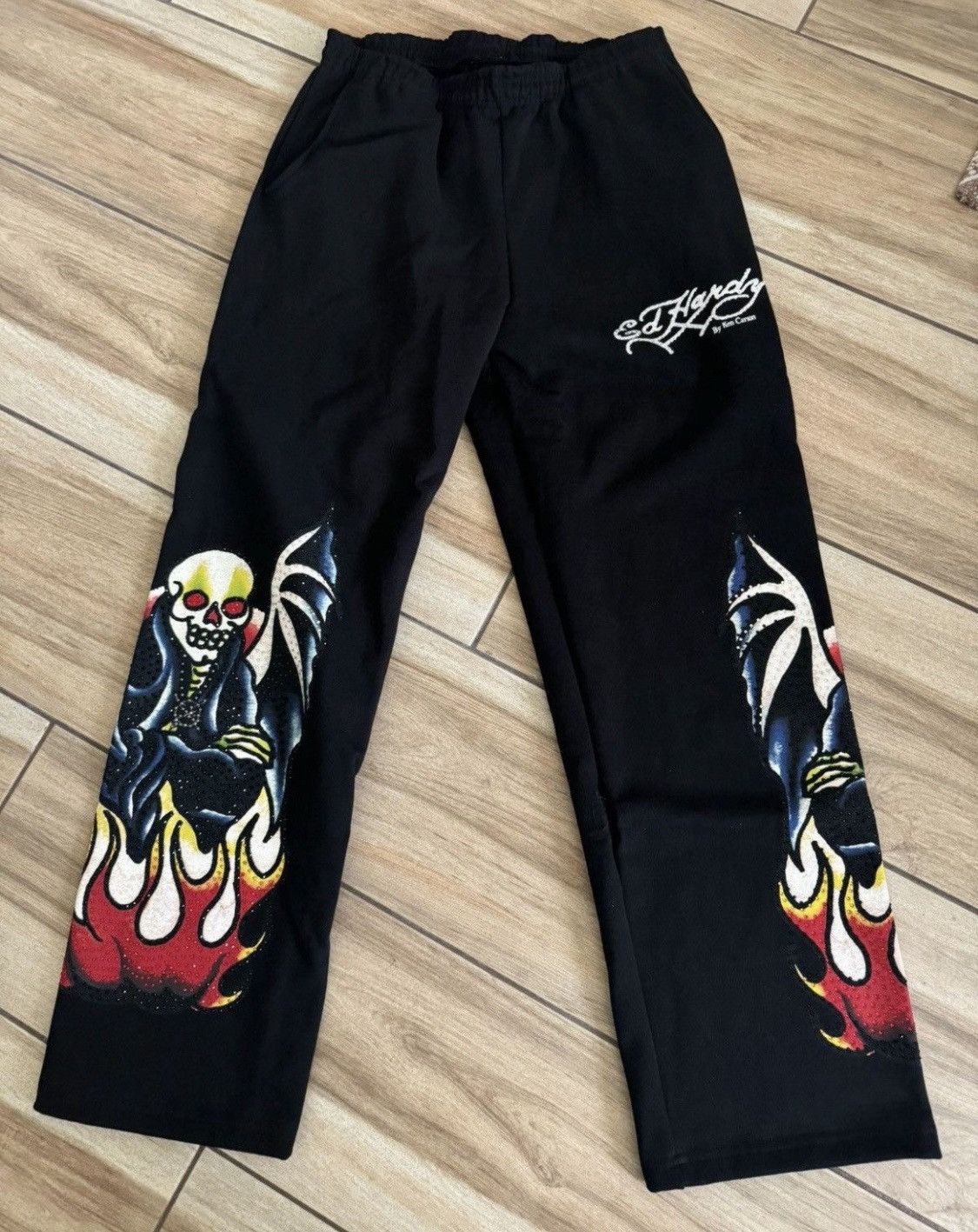 Ed Hardy × Kendrick Lamar Ed hardy X Ken Karson sweatpants | Grailed