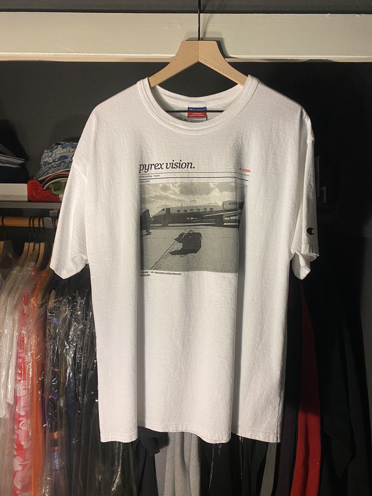 Pyrex Vision Pyrex Vision x Denim Tears “Confluence” Tee (2019) | Grailed