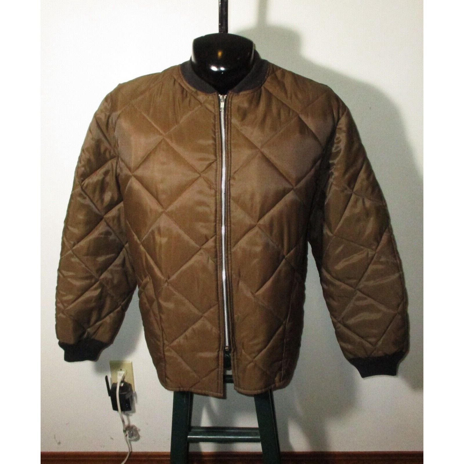 Vintage Men's ZERO WEAR Brown 2 Pc Insulated Jacket & Pants Suit Size L ...