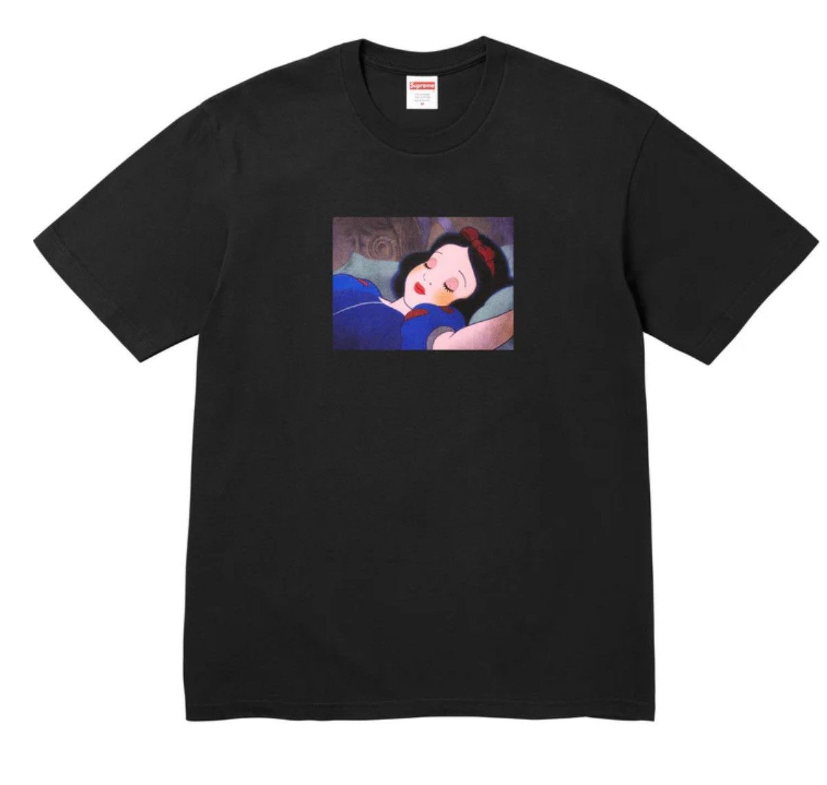 Disney × Hype × Supreme Supreme x Disney Snow White Tee - Black | Grailed