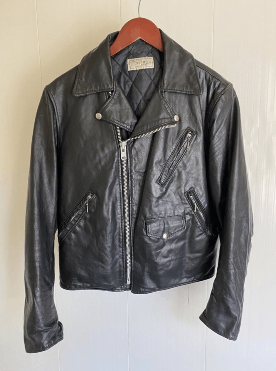 Leather Jacket × Very Rare × Vintage Vintage 70s Perfecto Style ...