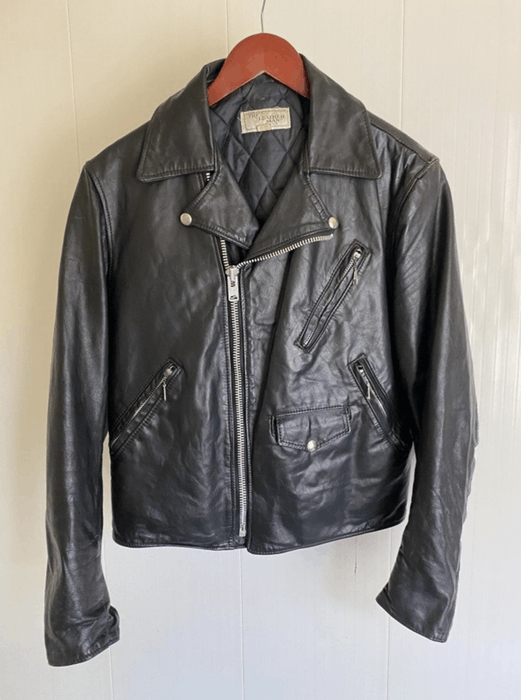 Vintage Vintage 70s Perfecto Style Motorcycle Leather Biker Jacket ...