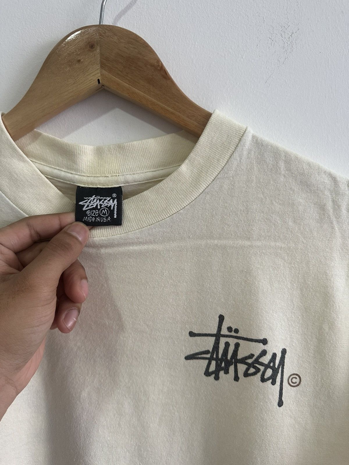 Streetwear × Stussy × Vintage Vintage Stussy 80’s Basic Logo Rare made ...