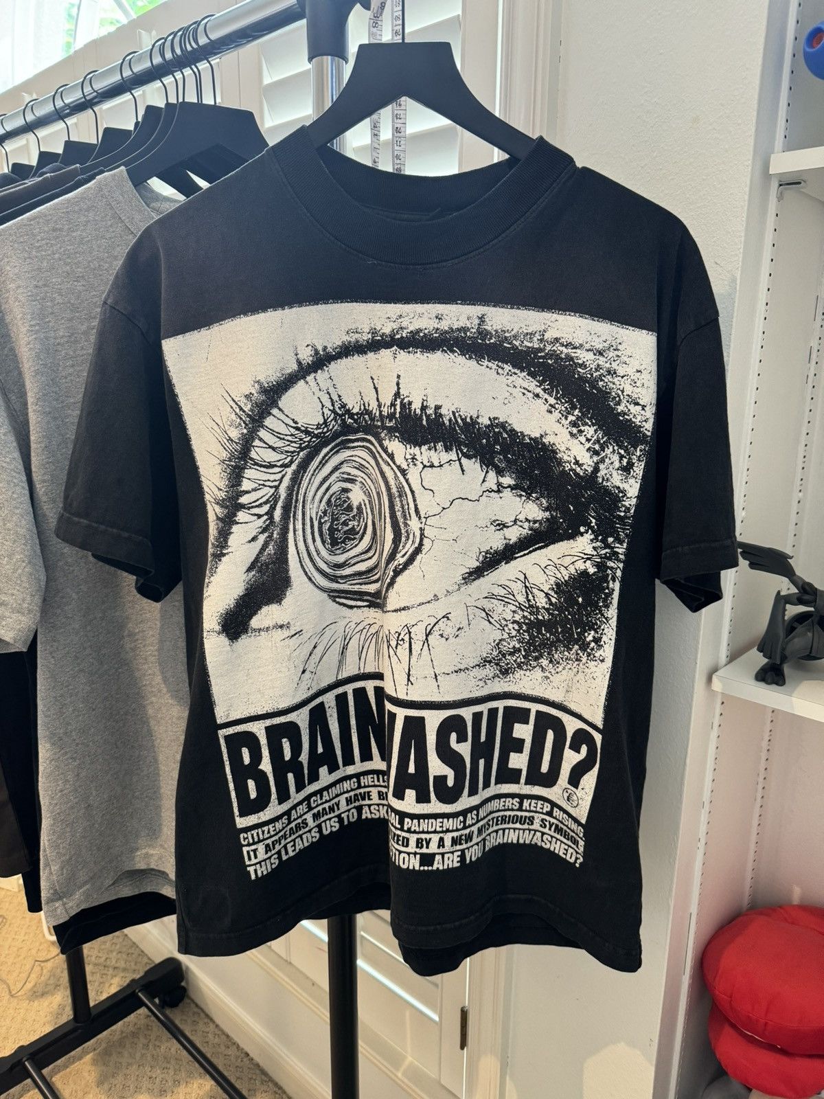 HELLSTAR × Streetwear Hellstar "brainwashed" Eye Tee | Grailed