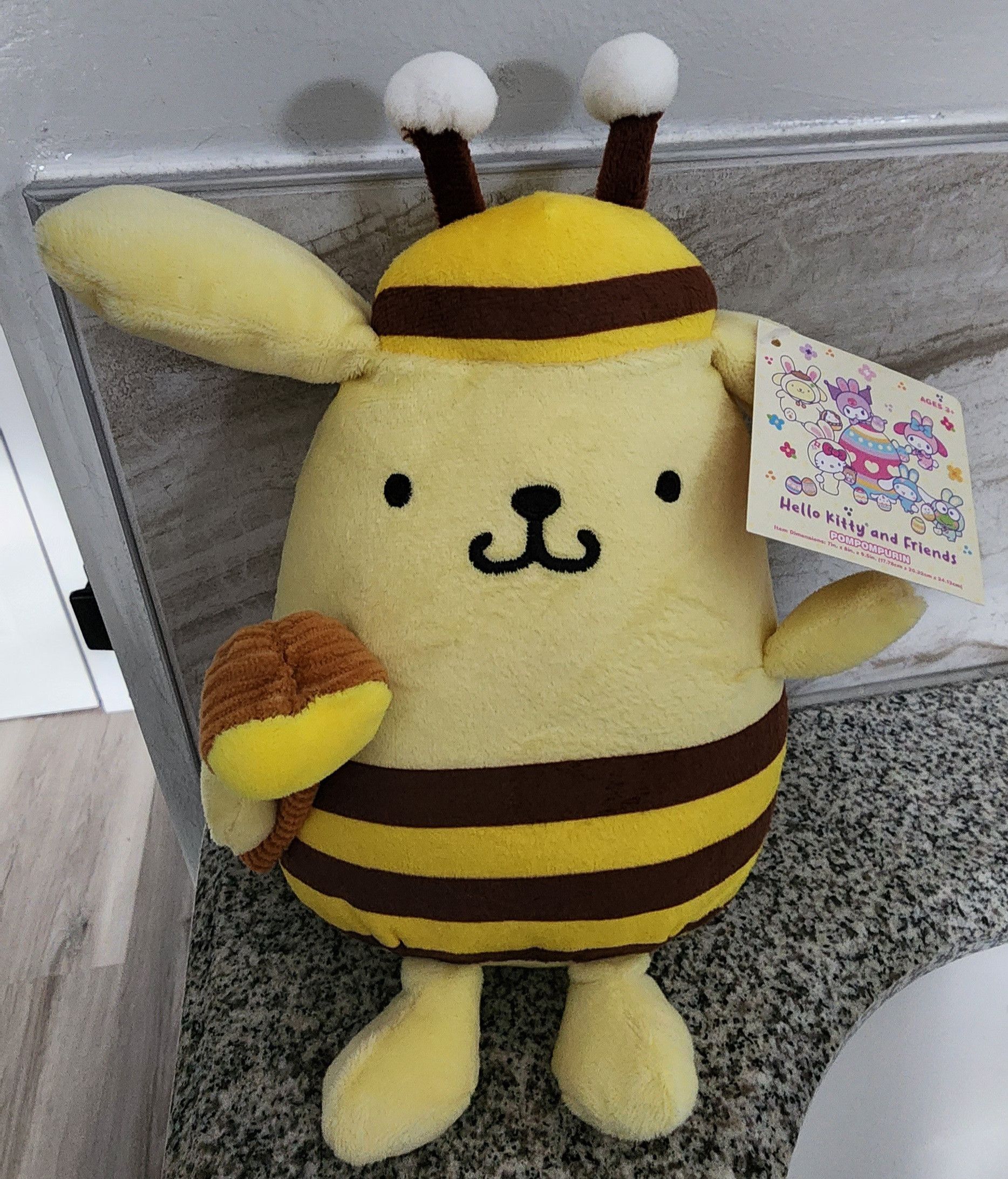 Other NWT Sanrio Pompompurin 2024 Easter Plush Bee Costume 9.5" | Grailed