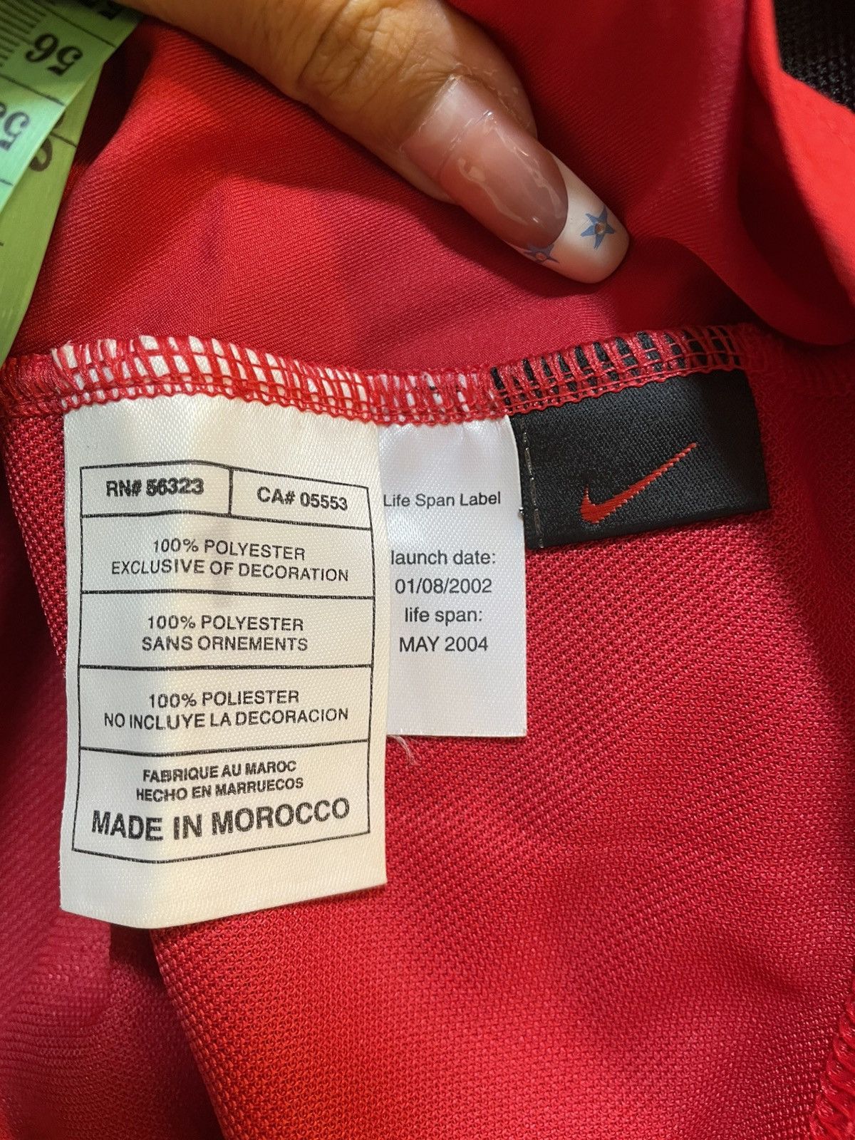 Nike Vintage 2003-2004 Manchester United UCL Home Kit CR7 | Grailed