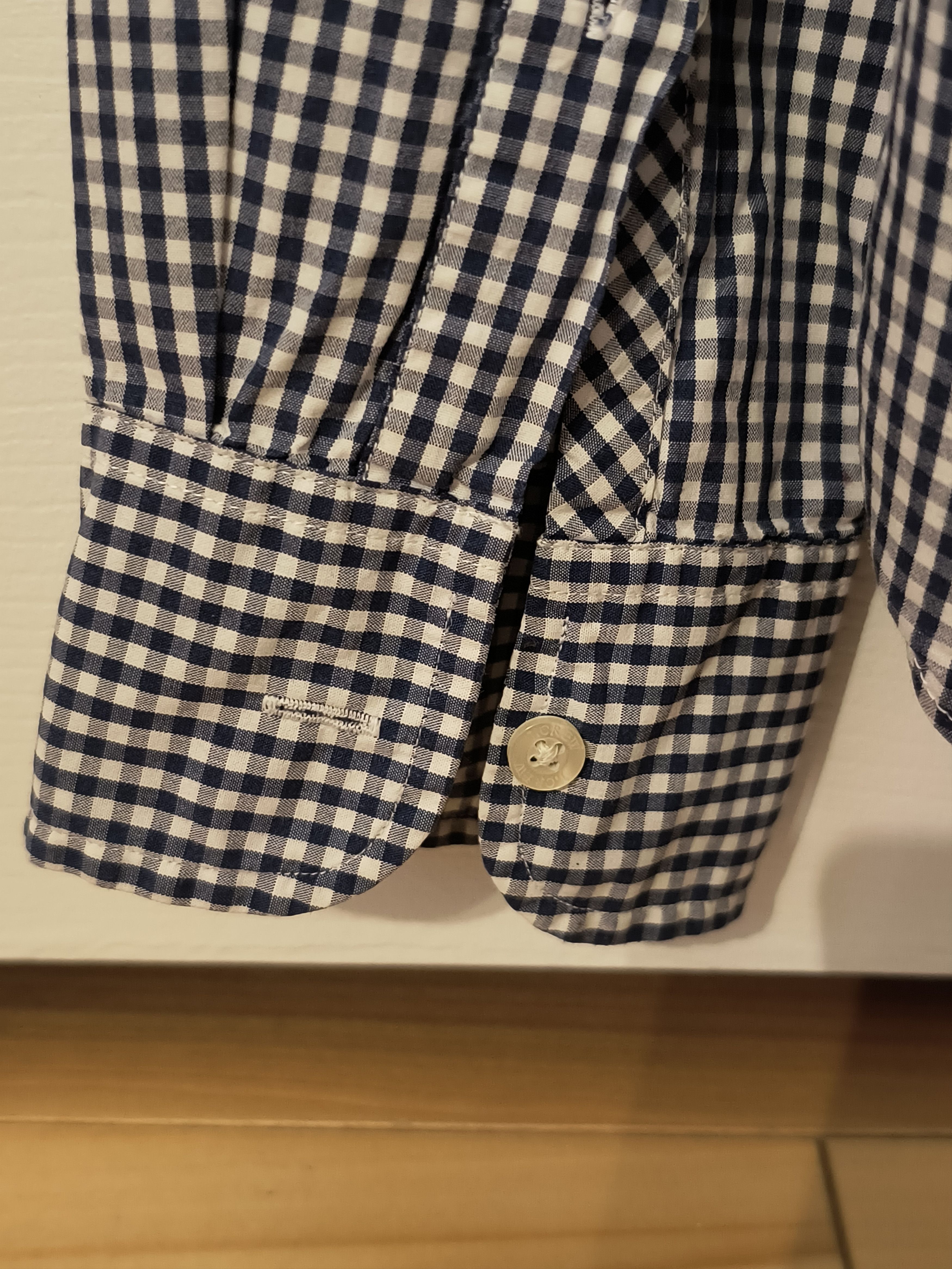 J.Crew J.Crew Tailored Fit Gingham Shirt (Circa 2014) – Slim Fit, M ...