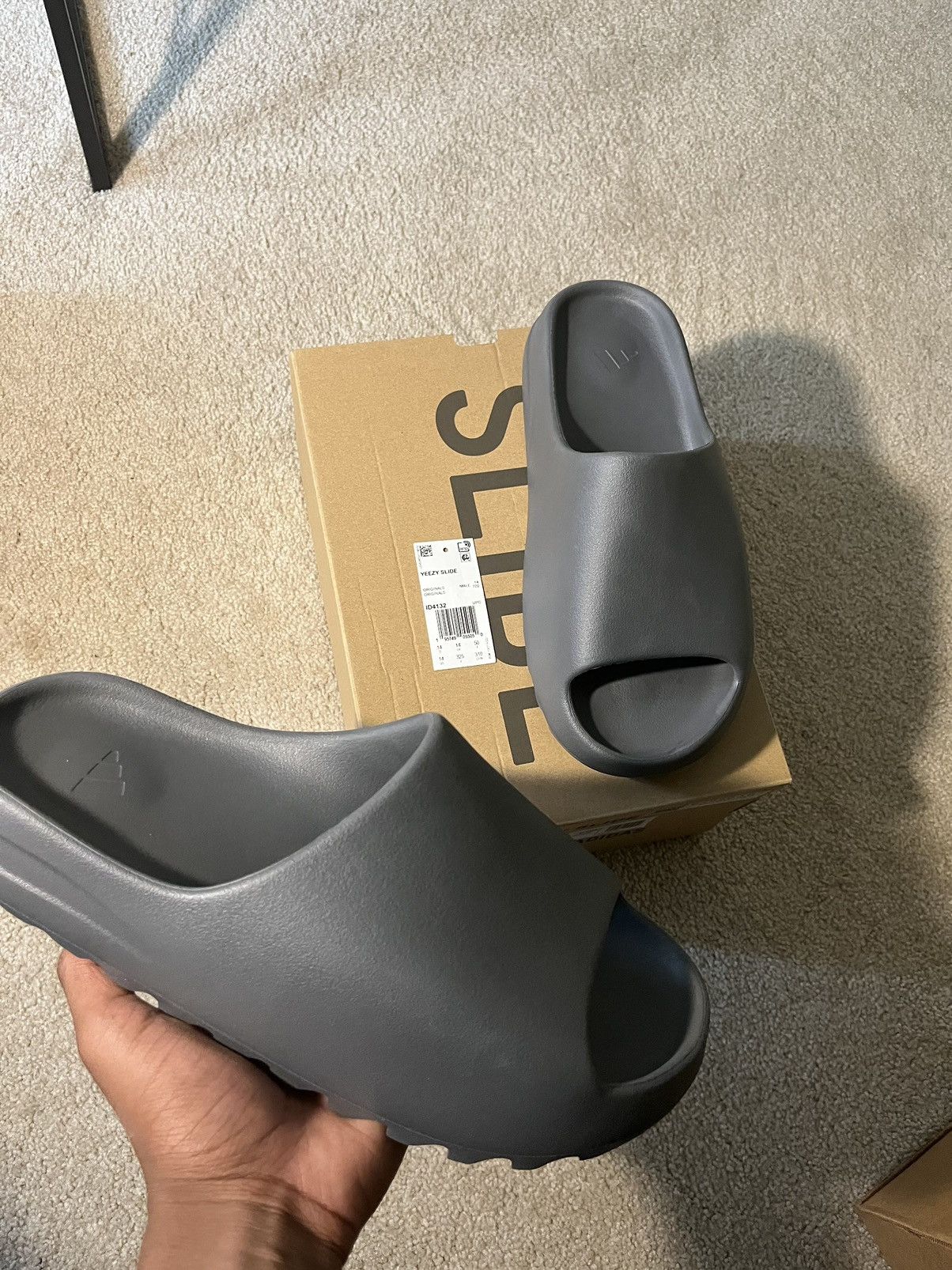 Adidas × Kanye West Yeezy Slide Granite | Grailed