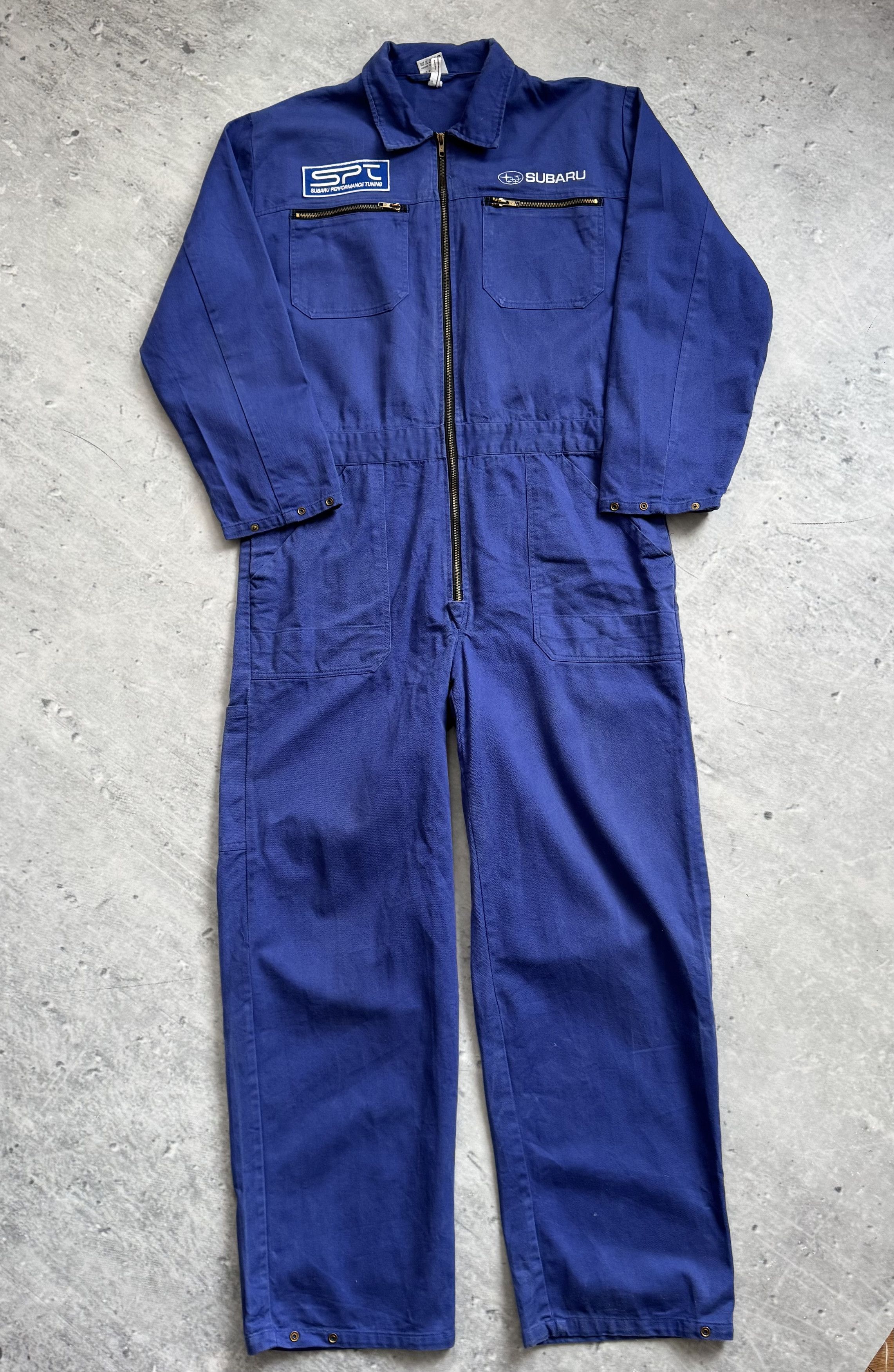 Vintage Subaru vintage TEAM OVERALLS SUIT working performance tuning ...