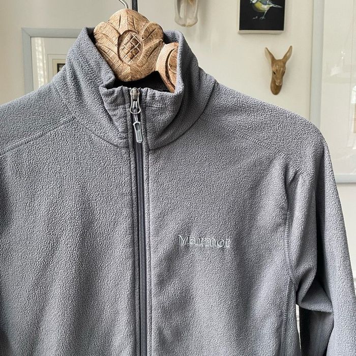 Marmot Marmot Lightweight Full Zip Fleece Jacket Grey M | Grailed