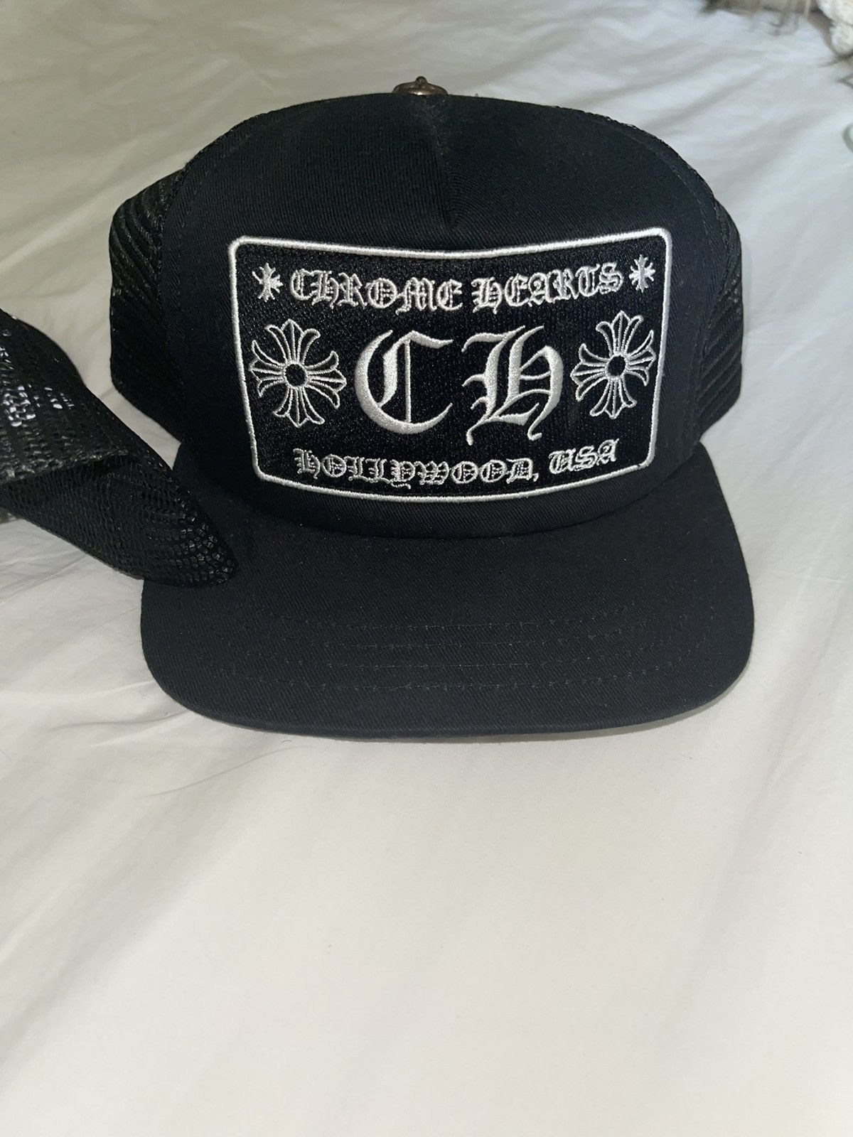Chrome Hearts Chrome hearts trucker hat | Grailed