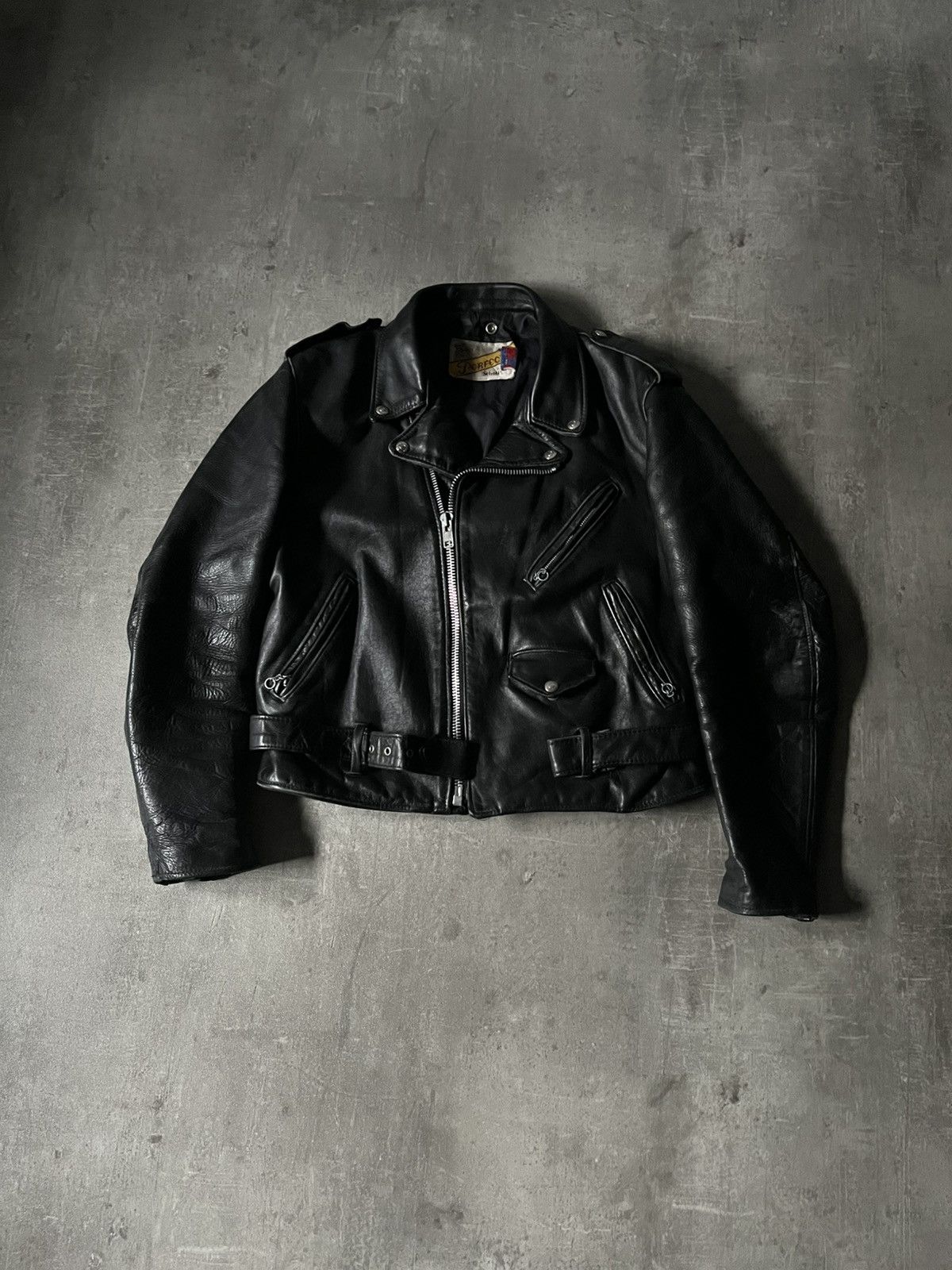 Schott Vintage Schott perfecto ramones leather jacket black | Grailed