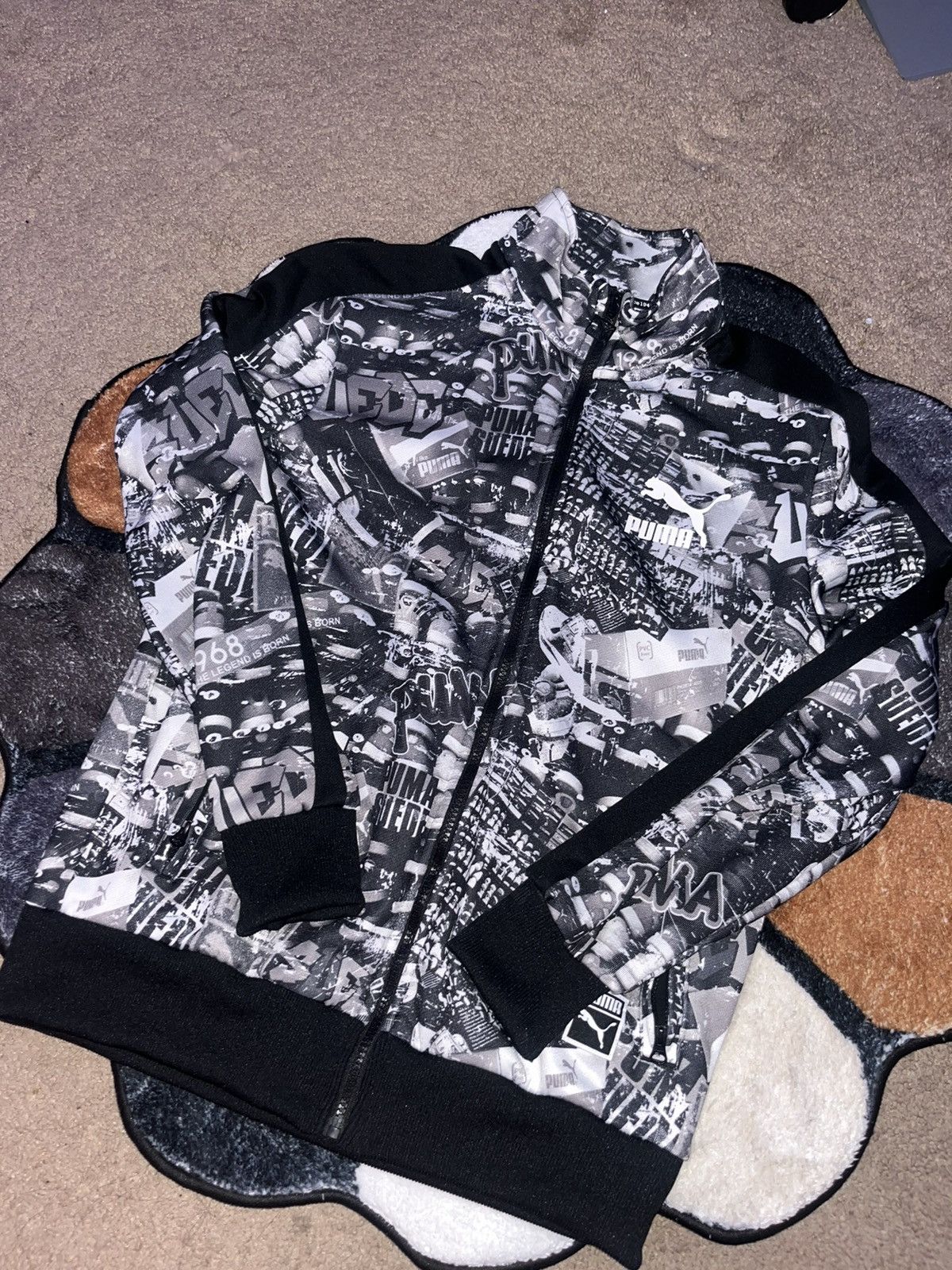 Puma GRAFFITI PUMA TRACK JACKET - S | Grailed