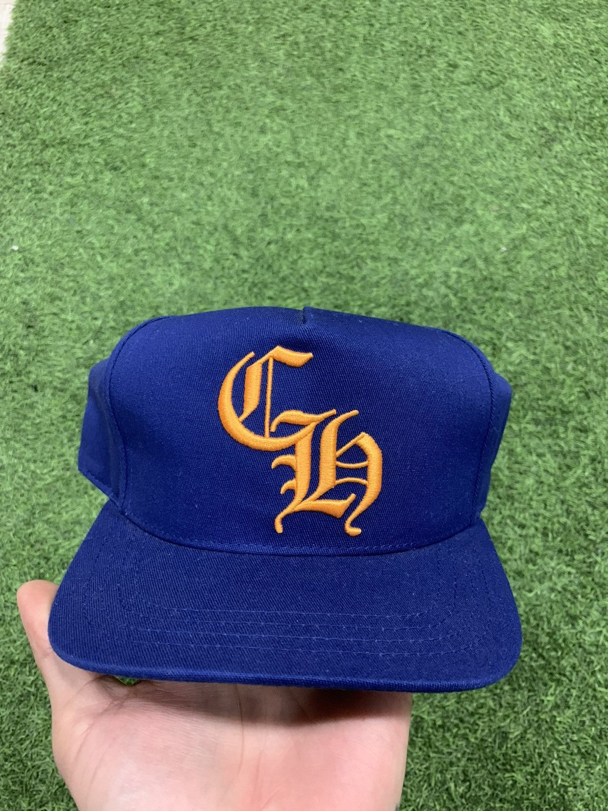 Chrome Hearts Blue Chrome Hearts CH Embroidered Trucker | Grailed