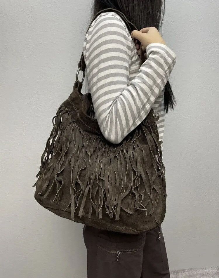 If Six Was Nine × Vintage Archive Leather Metal Kmrii Style Messenger ...