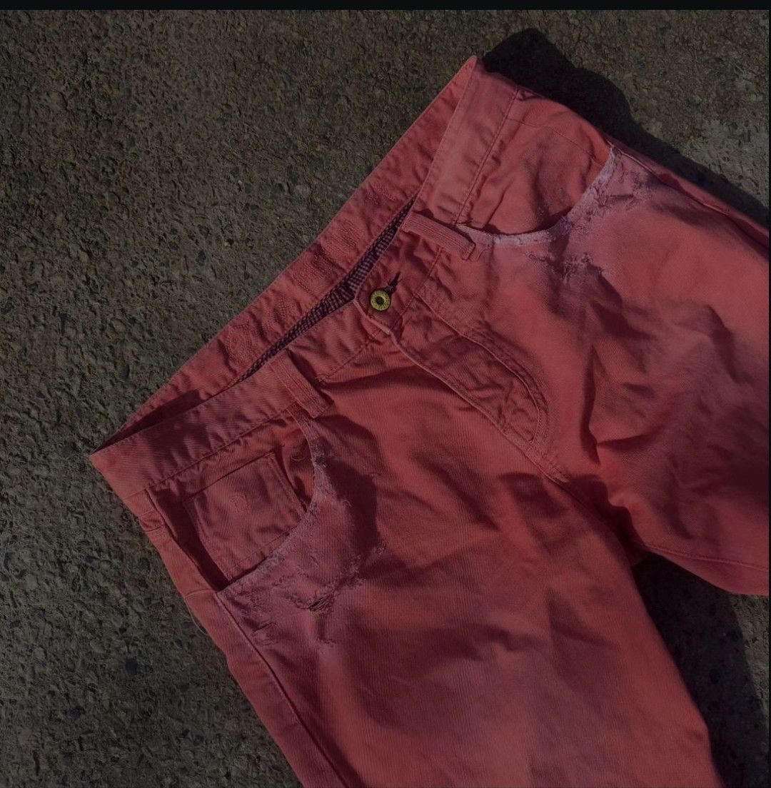 Custom Pink Rockstar Denim | Grailed