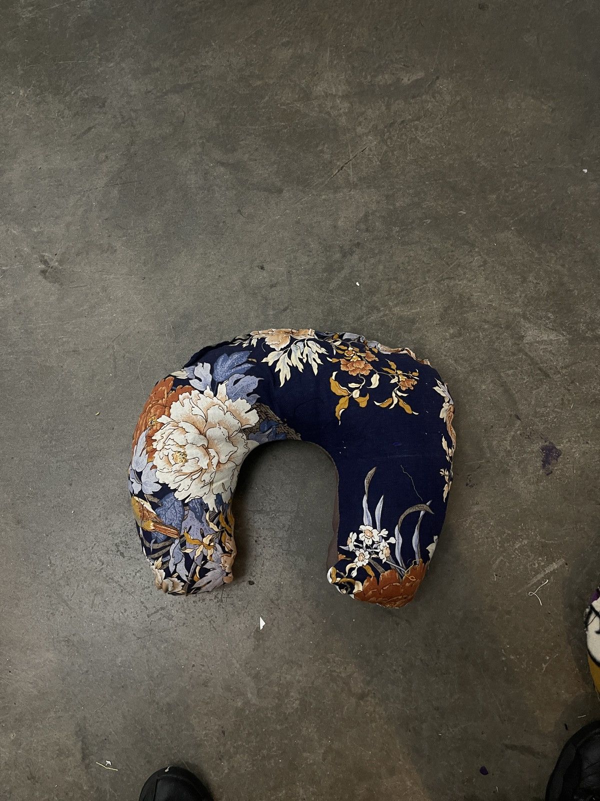 Vintage Scrap Fabric Filled Neck Pillow | Grailed
