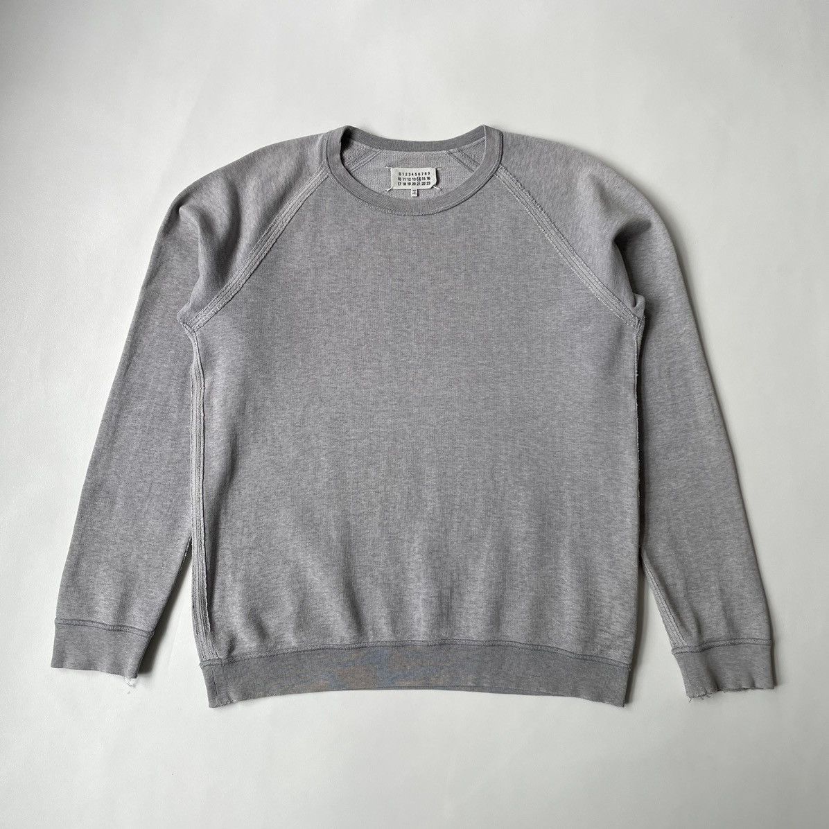Maison Margiela S/S 14 Thrashed Inside Out Seam Sweatshirt | Grailed