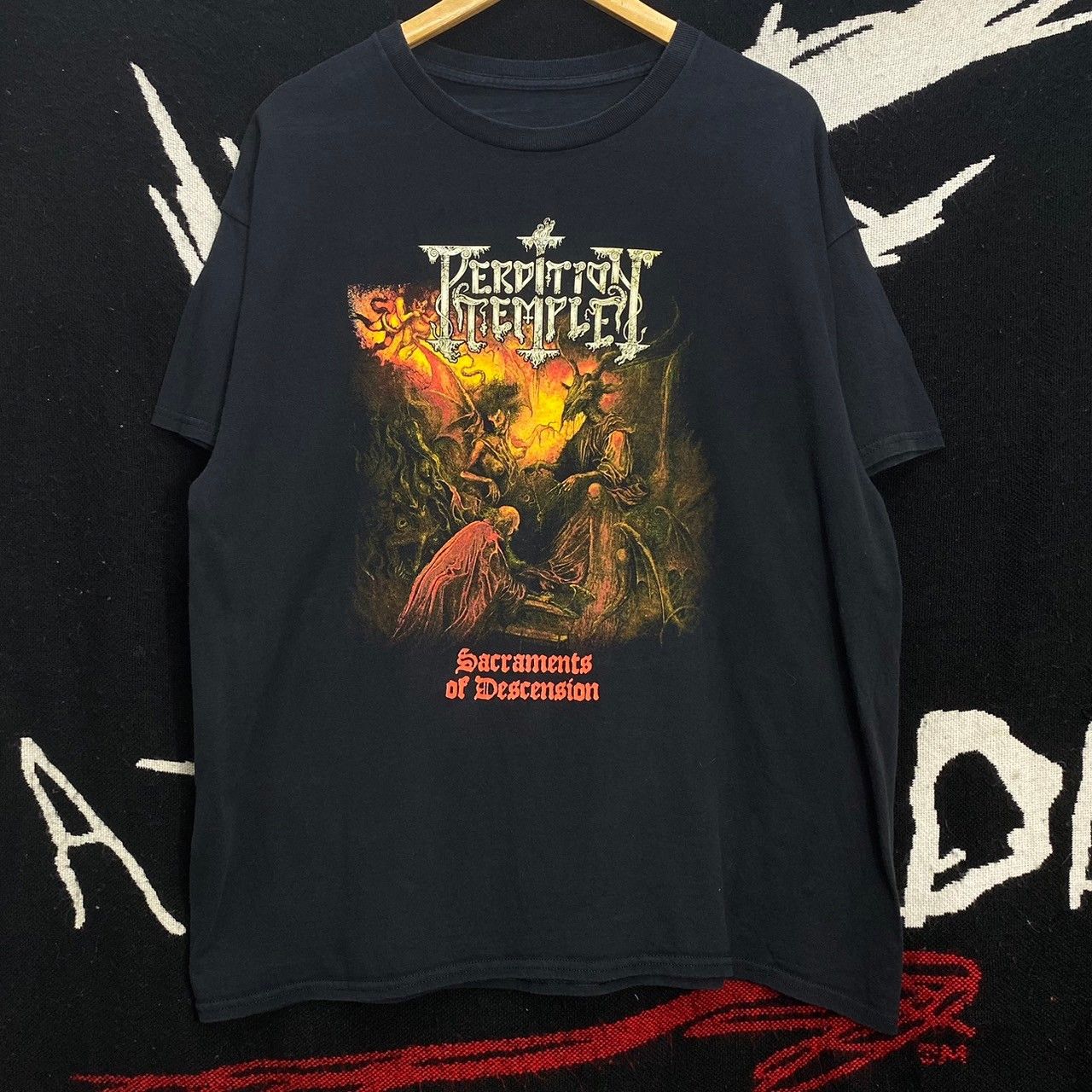 Band Tees × Rock Band PERDITION TEMPLE Sacraments of Descension Album ...