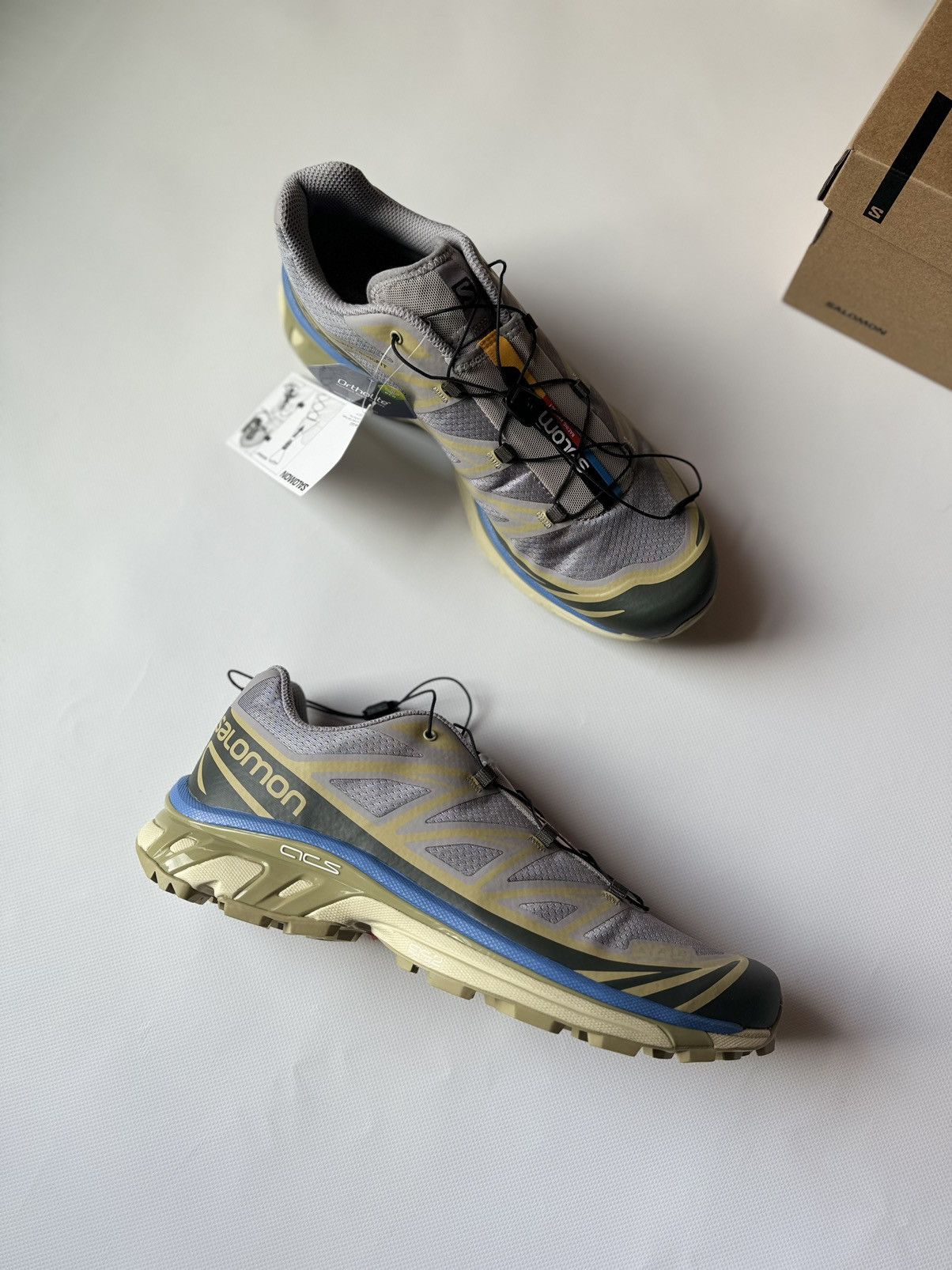 Outdoor Life × Salomon × Streetwear Salomon XT-6 Gull Granada Sky Gray ...
