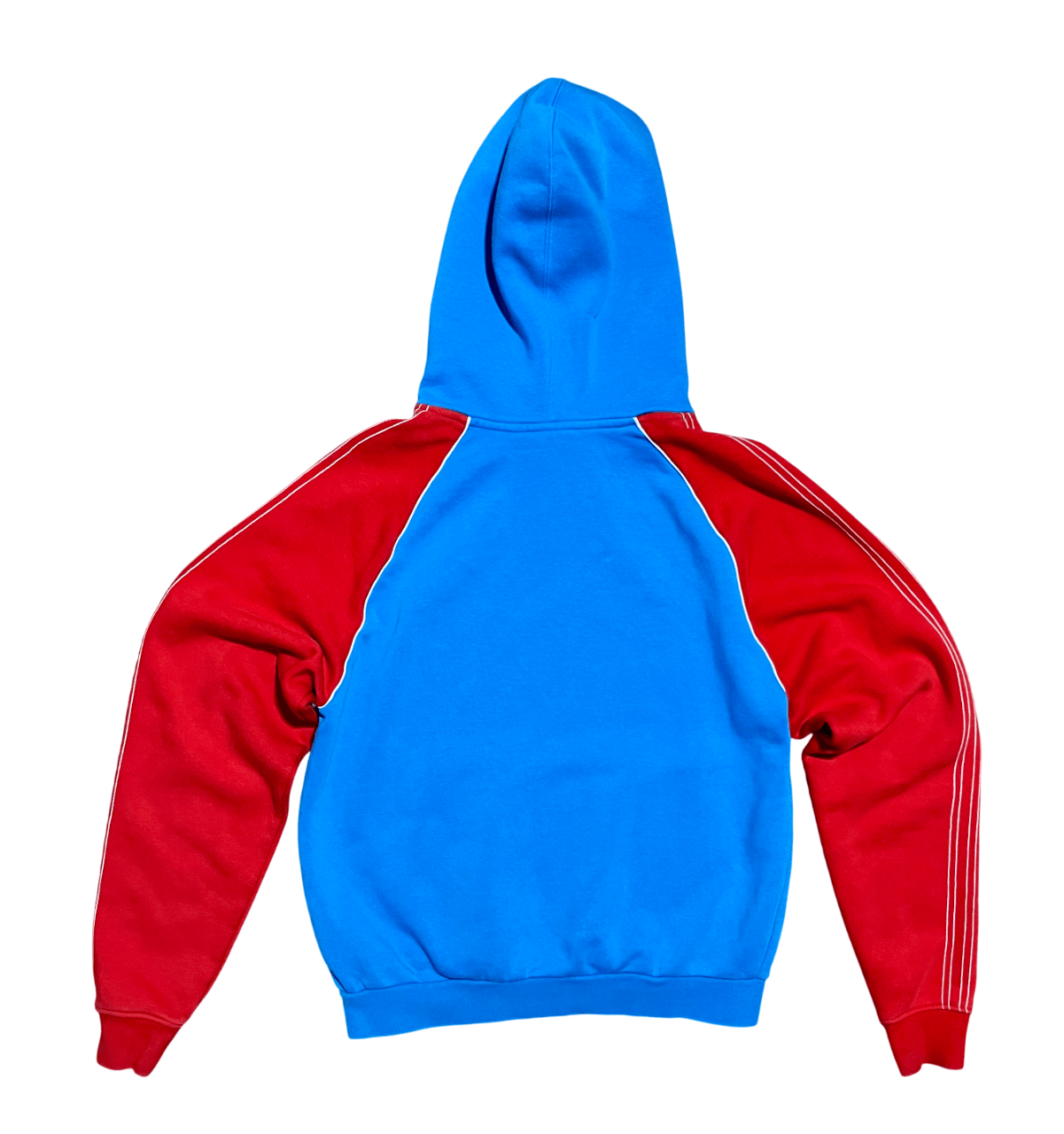 Adidas Adidas Retro Blue, Red & Yellow Vintage Hoodie Sweatshirt | Grailed