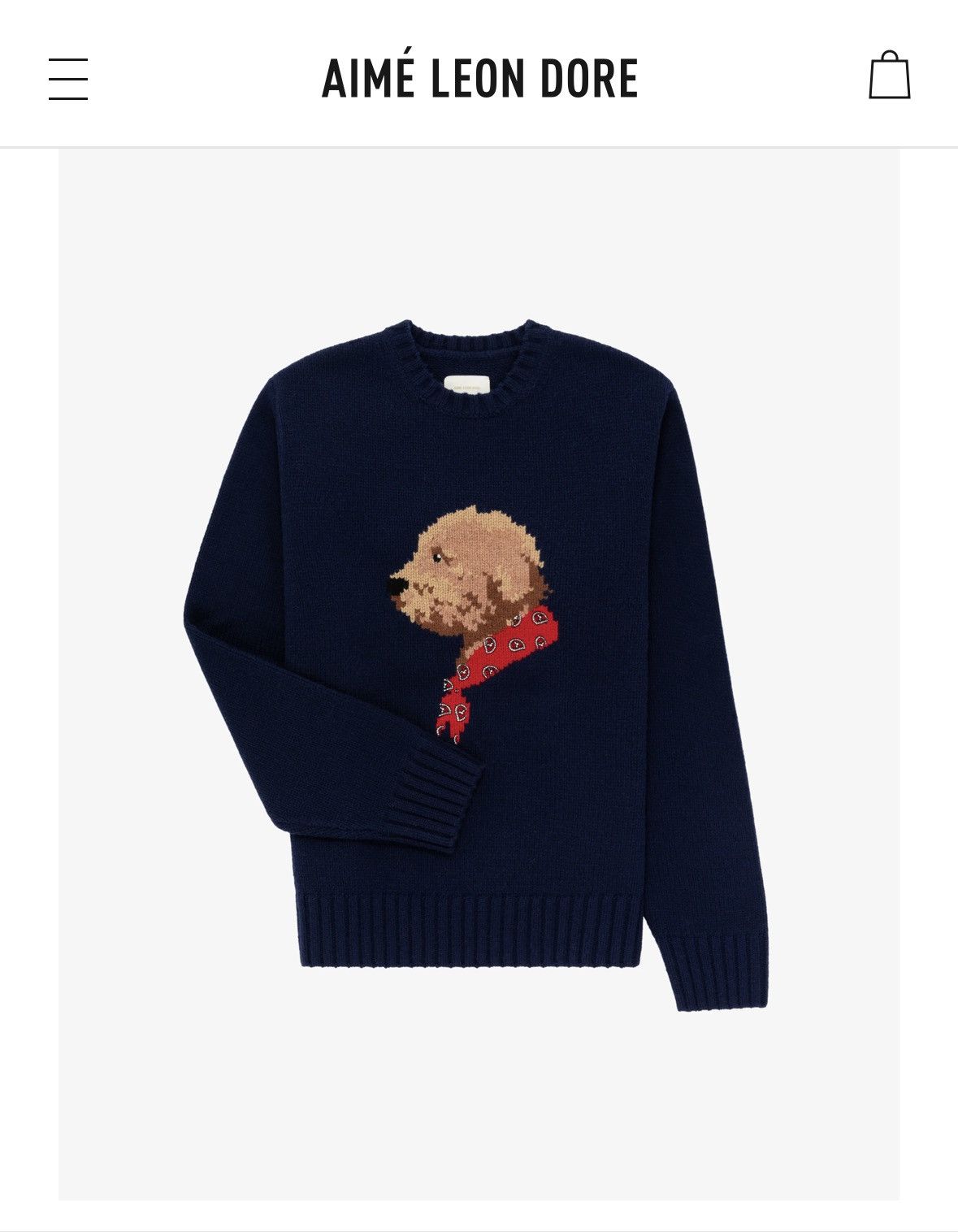 Aime Leon Dore Aime Leon Dore ALD Collegiate Buddy Knit Sweater | Grailed