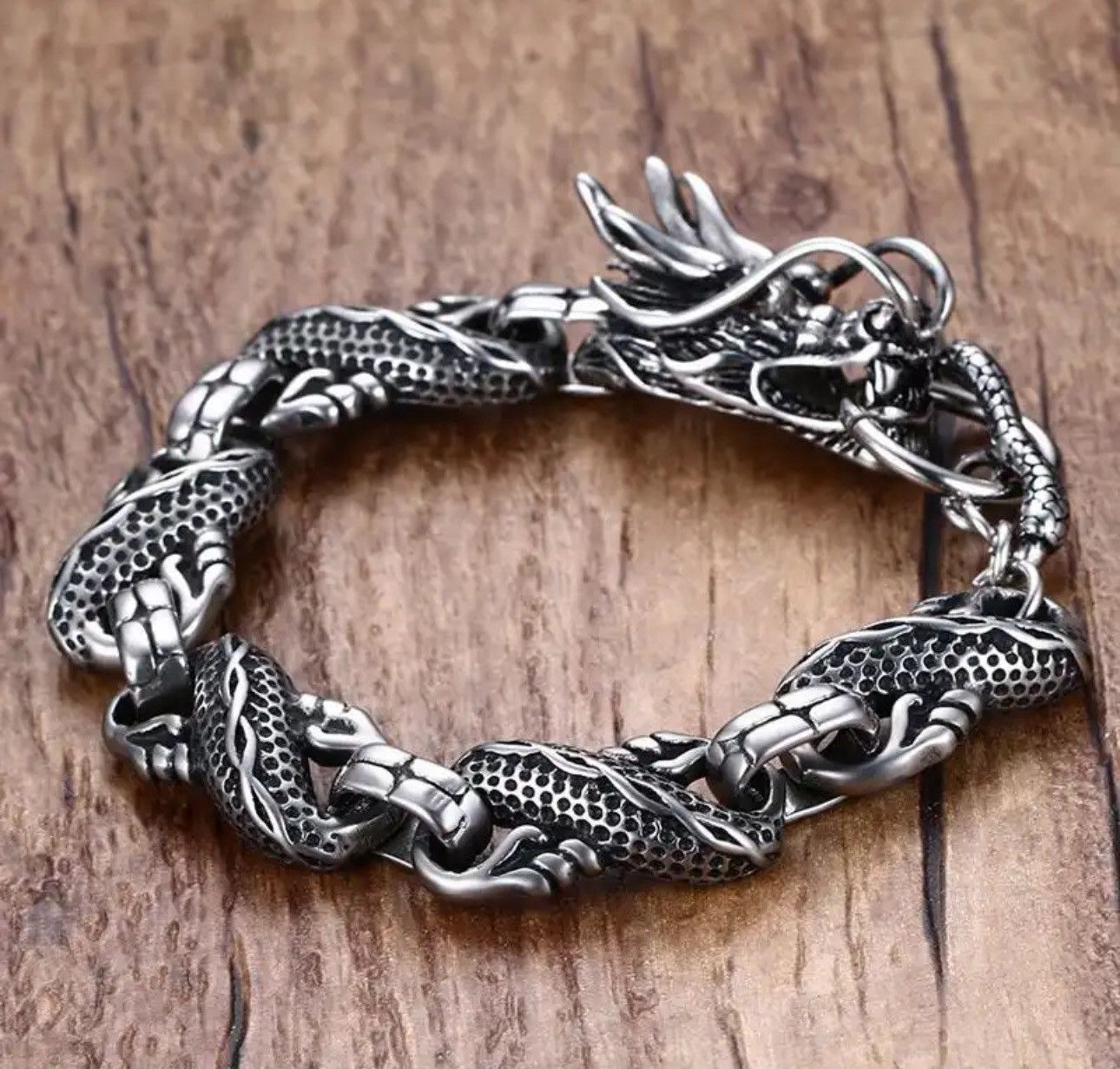 Cuban Link Chain Dragon Chain Bravelet | Grailed