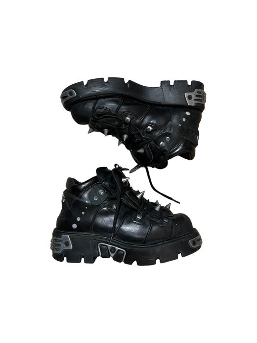 New Rock Reactor Spiked Boots | Grailed