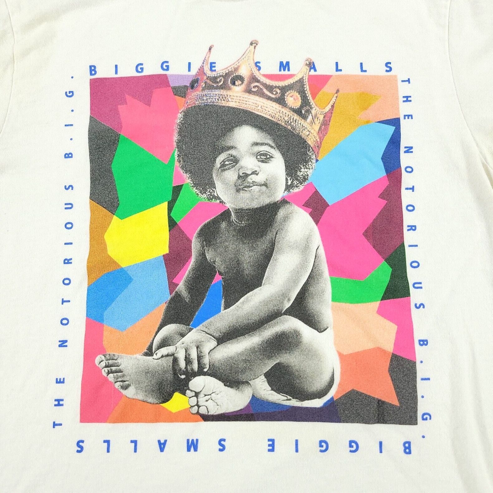 Vintage The Notorious BIG Shirt Men Medium White Biggie Smalls Graphic ...