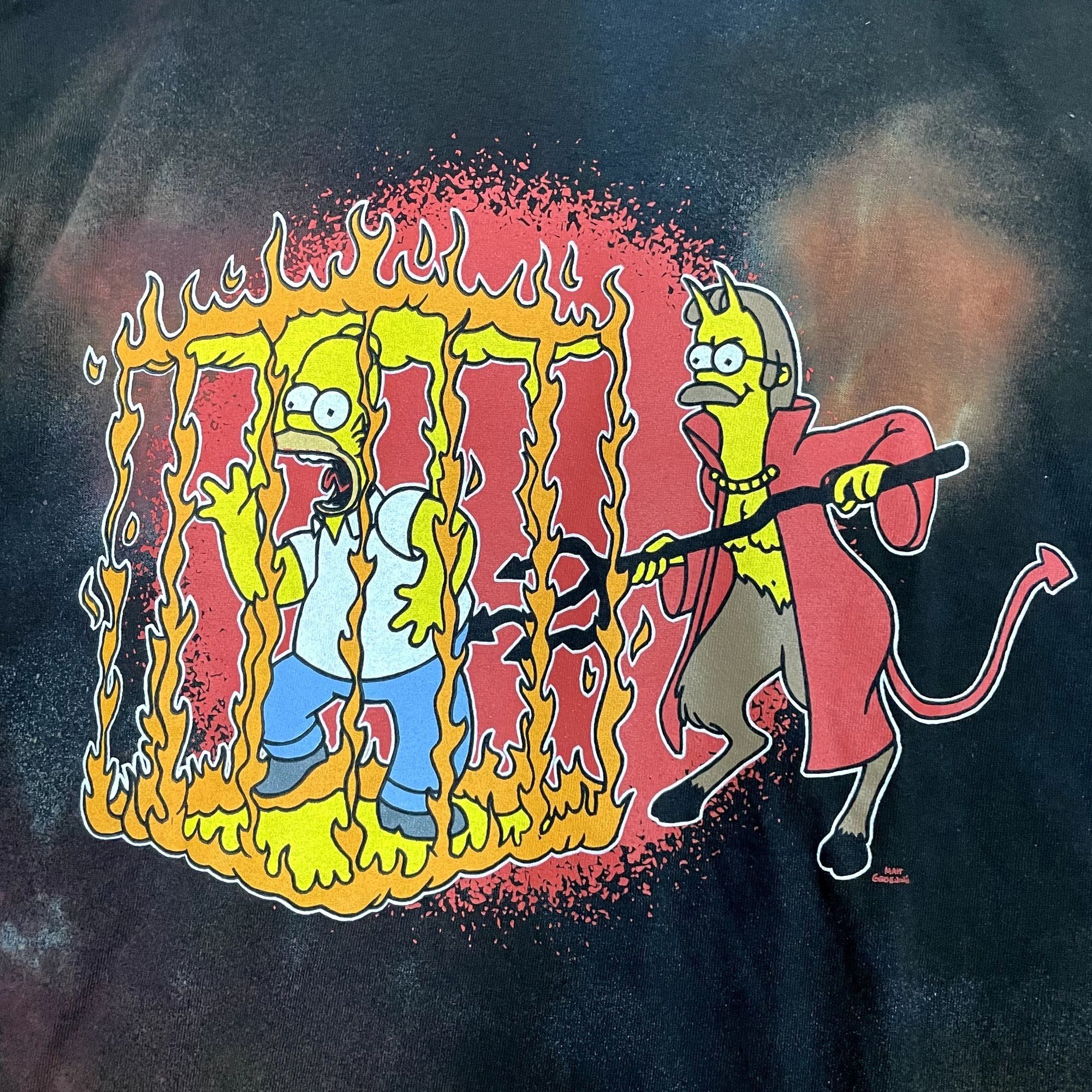 Vintage 20th century Fox The Simpsons TV show Homer Simpson in hell | Grailed