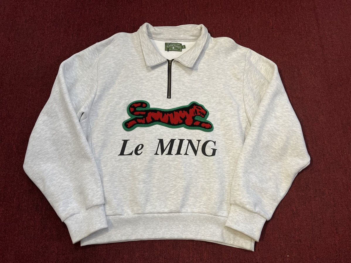 DENIM TEARS Denim Tears Tiger Of Harlem Sweater Light Gray | Grailed