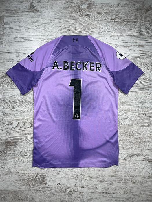 Nike Nike Liverpool #1 A. Becker 2022/2023 Goalkeeper Kit Jersey | Grailed